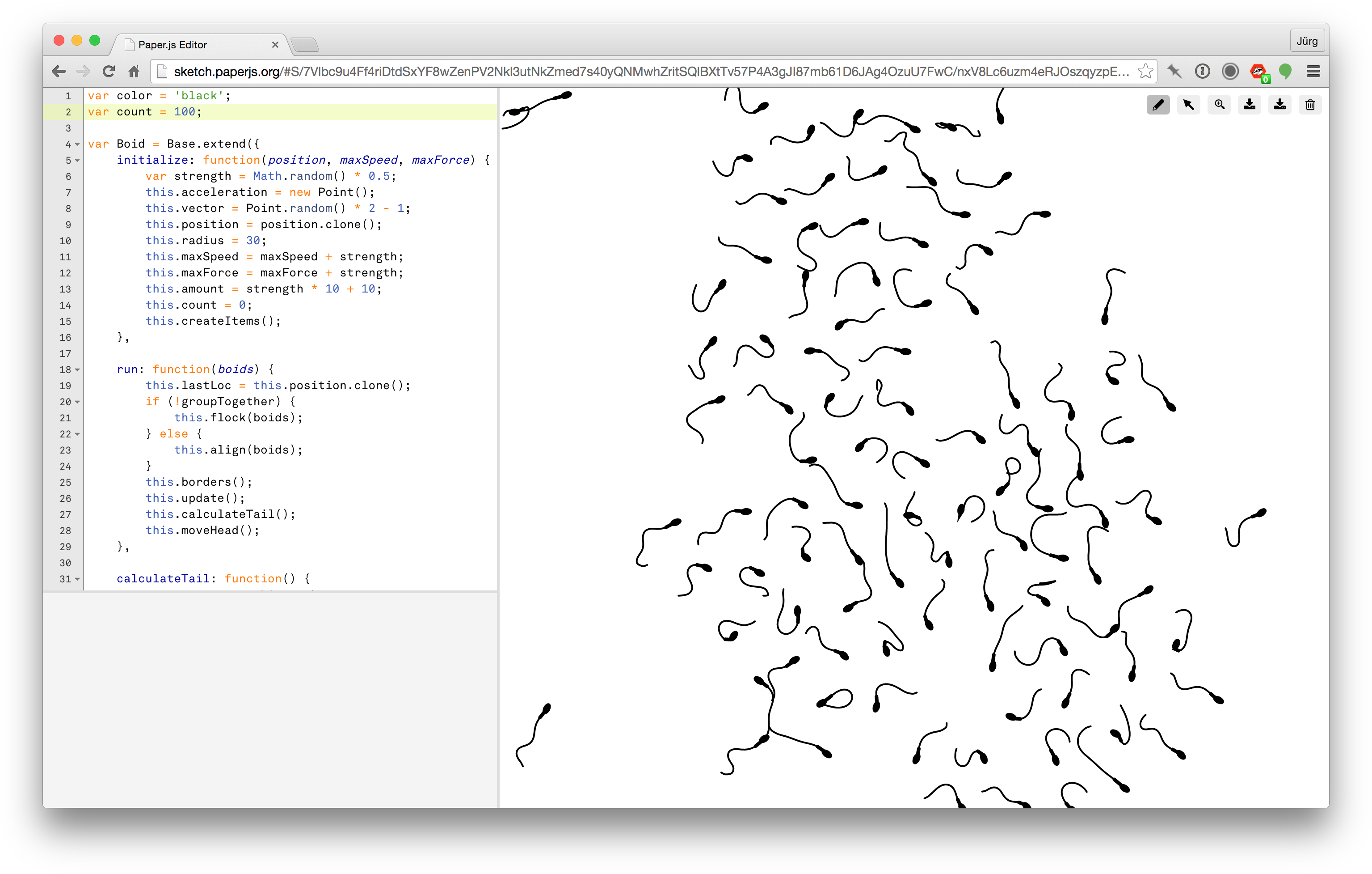 Visual Programming Using Paper.js with Jürg Lehni · SFMOMA