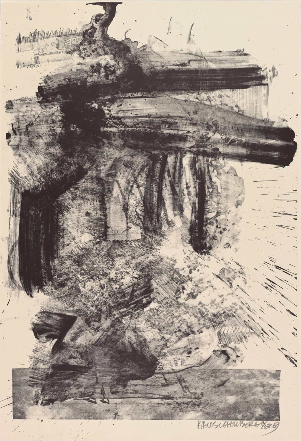 Robert Rauschenberg, Fuse (Stoned Moon), 1969 · SFMOMA