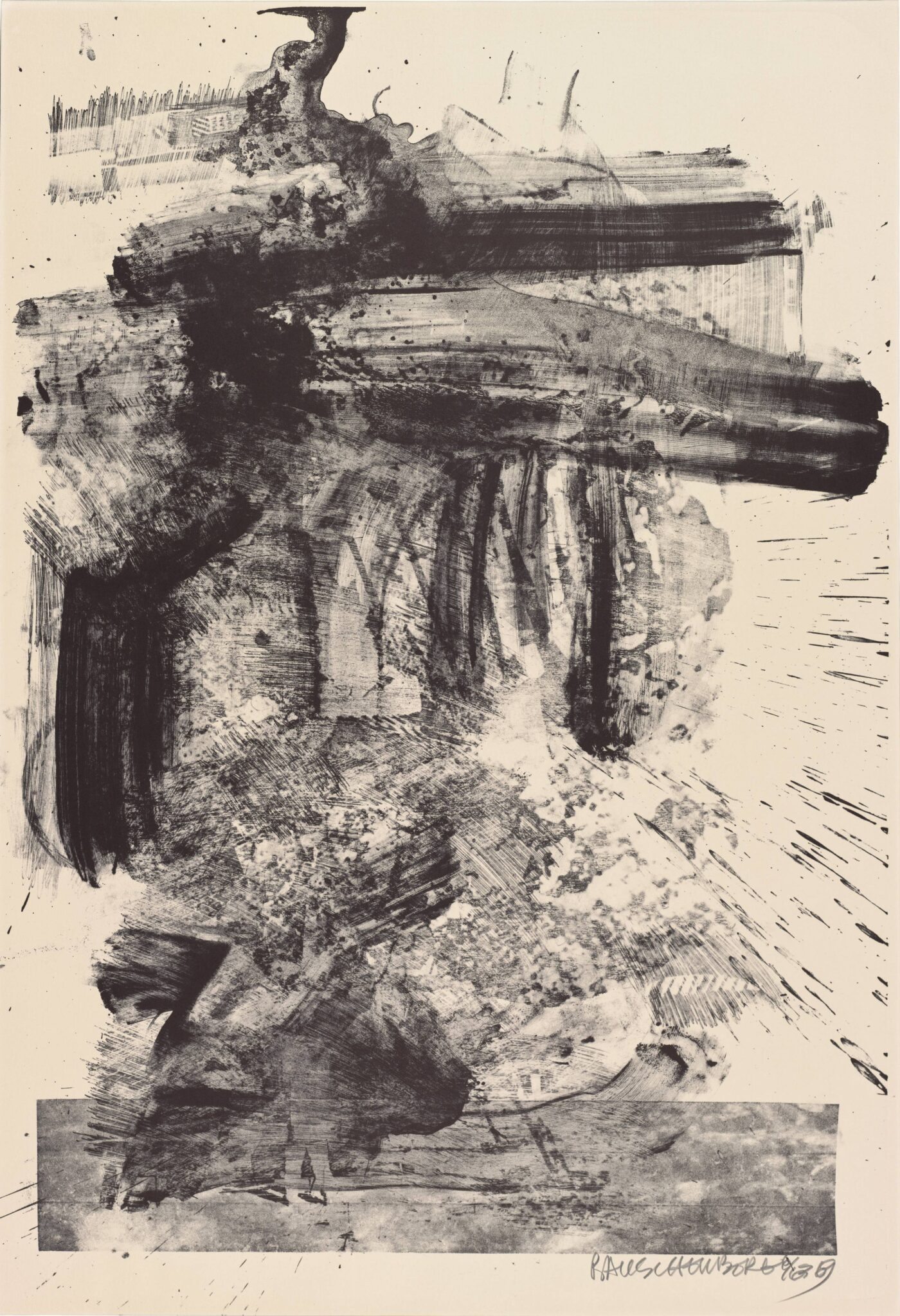 Robert Rauschenberg, Fuse (Stoned Moon), 1969 · SFMOMA