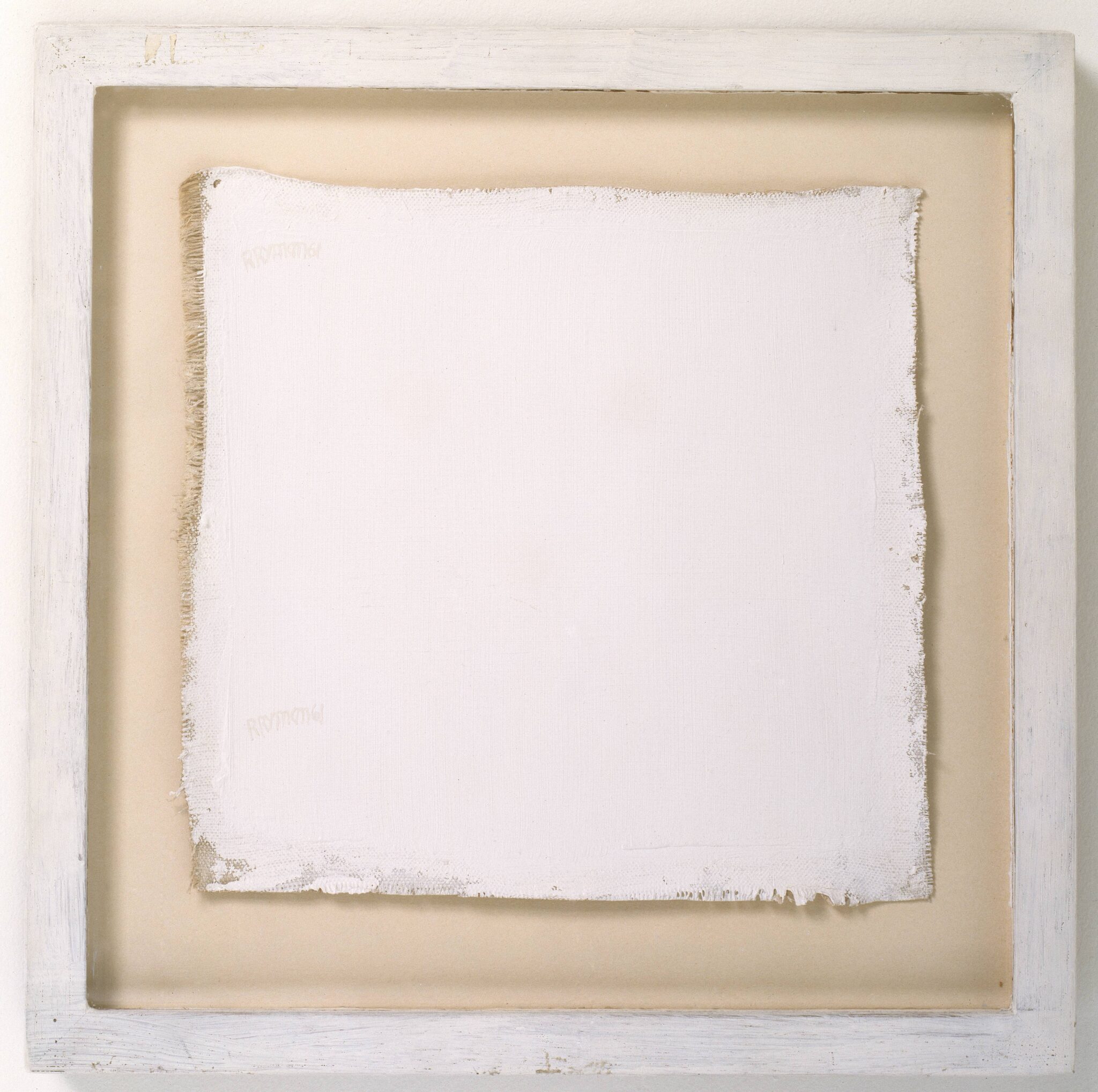 Robert Ryman, Untitled, Surface Veil 22" × 19", 1970-1971 · SFMOMA