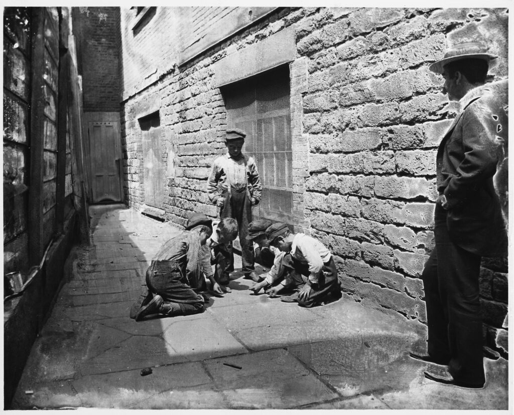 Jacob August Riis, Lodgers in a Crowded Bayard Street Tenement--"Five ...