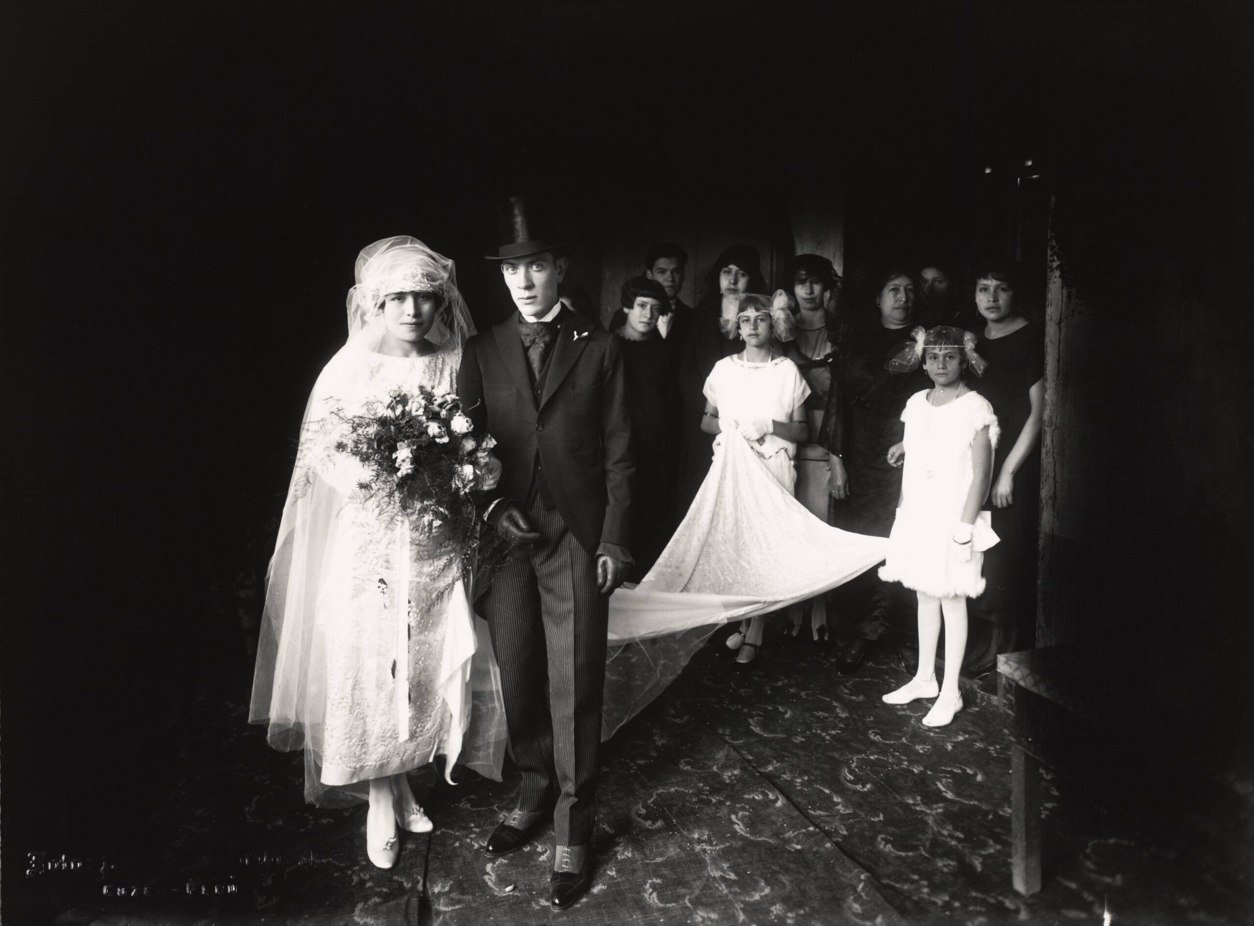 Martín Chambi, Wedding of Don Julio Gadea, Cuzco, 1926; printed later ...
