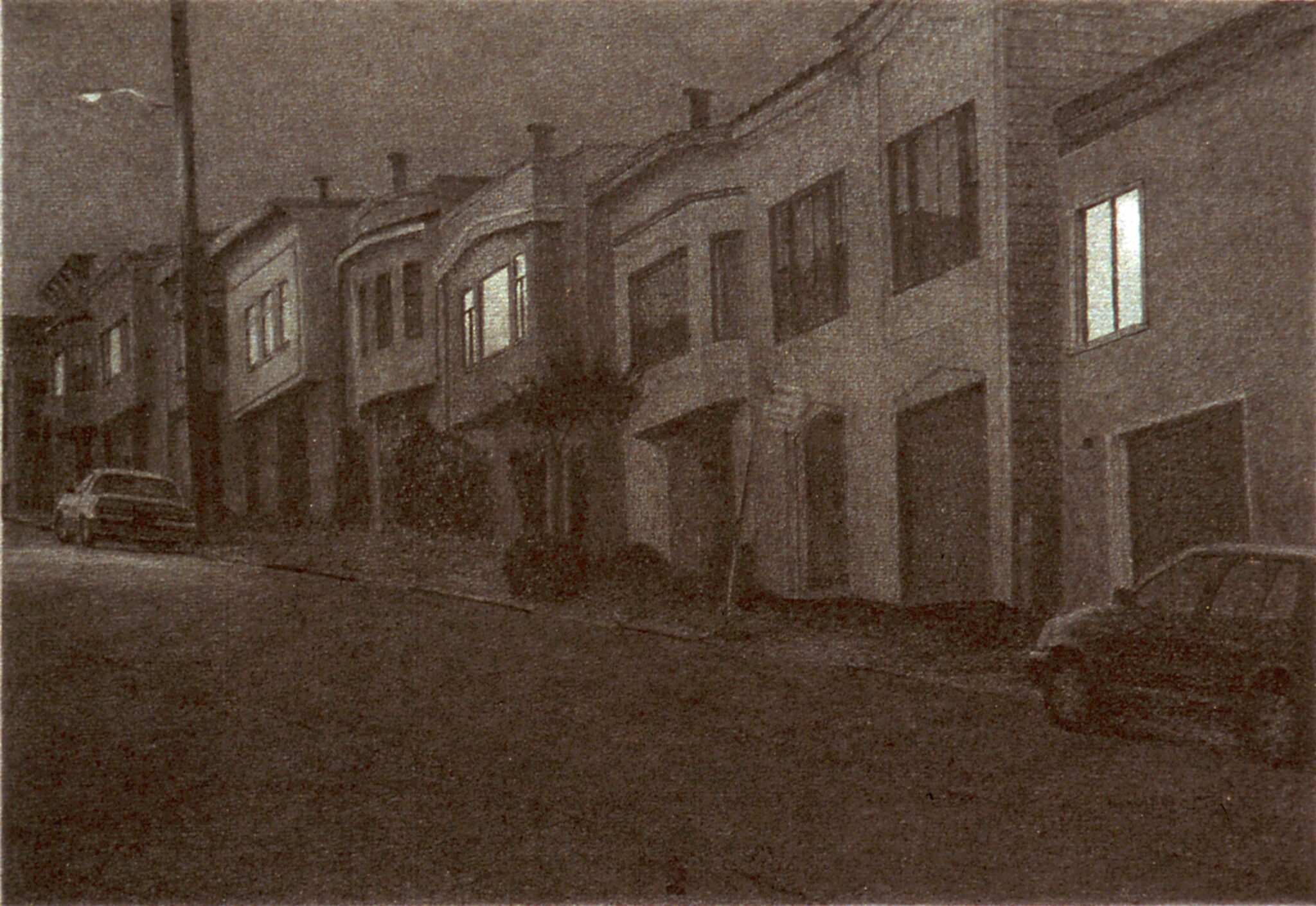 Robert Bechtle, Arkansas Street–Night, 2002 · SFMOMA