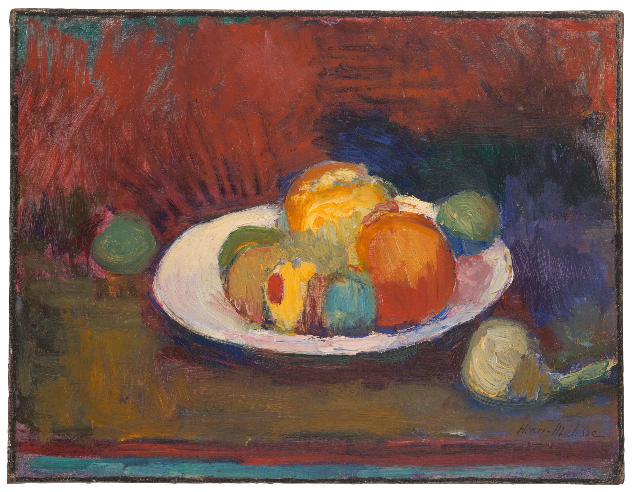 Henri Matisse, Assiette de fruits (Fruit Dish), 1902-1903 · SFMOMA