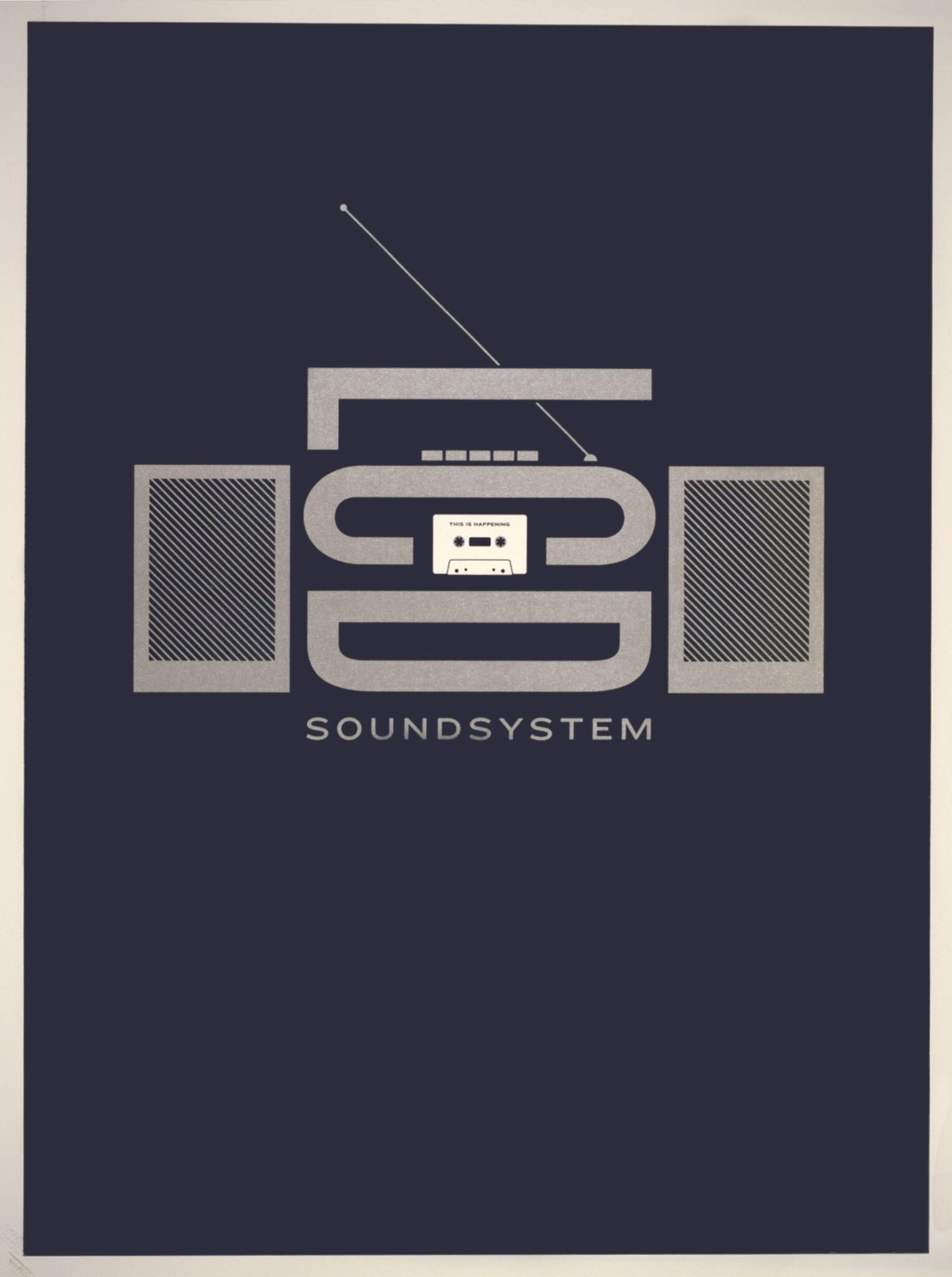 Jason Munn, LCD Soundsystem poster, 2010 · SFMOMA