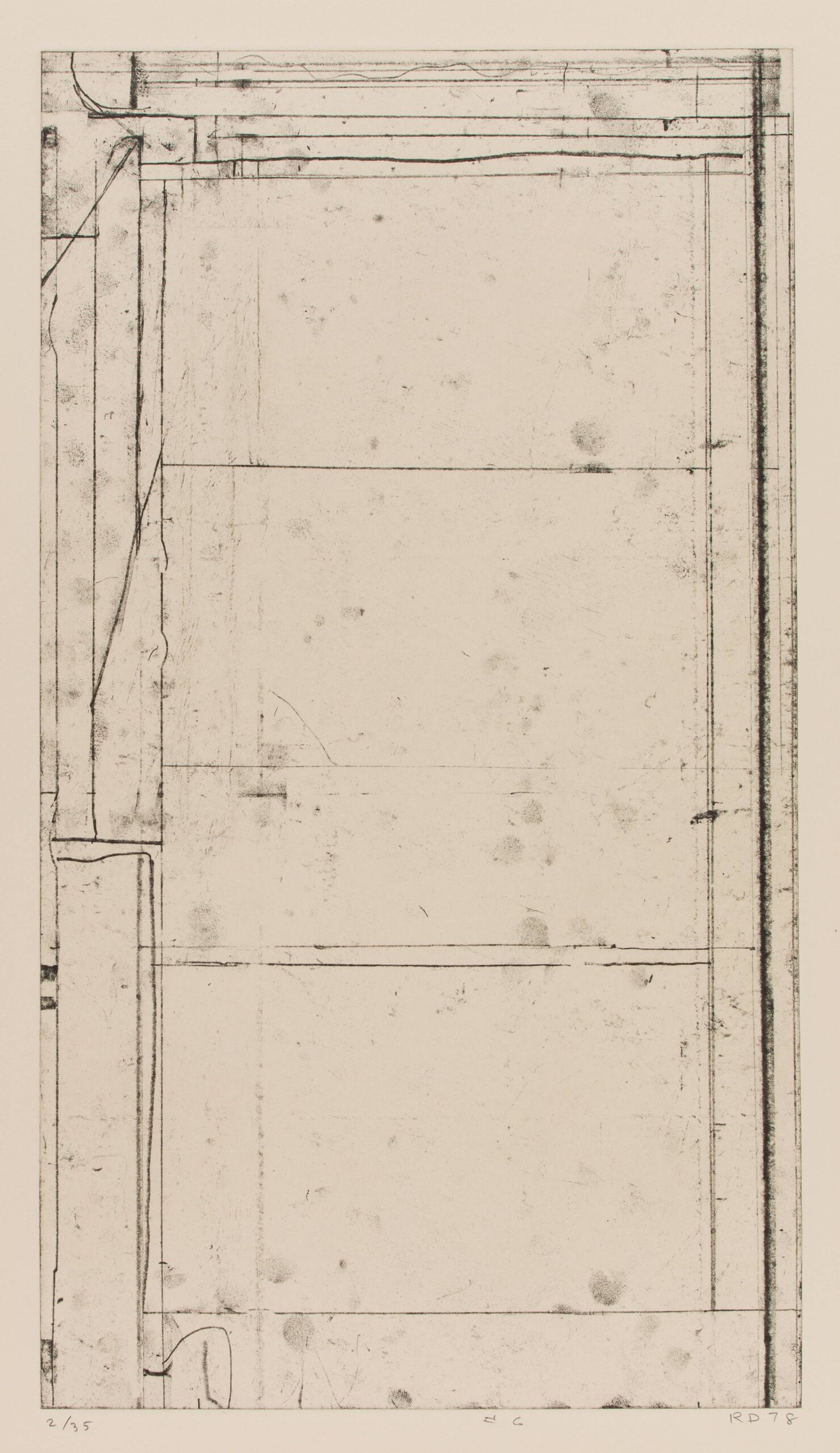 Richard Diebenkorn, #6, from Six Softground Etchings, 1978 · SFMOMA