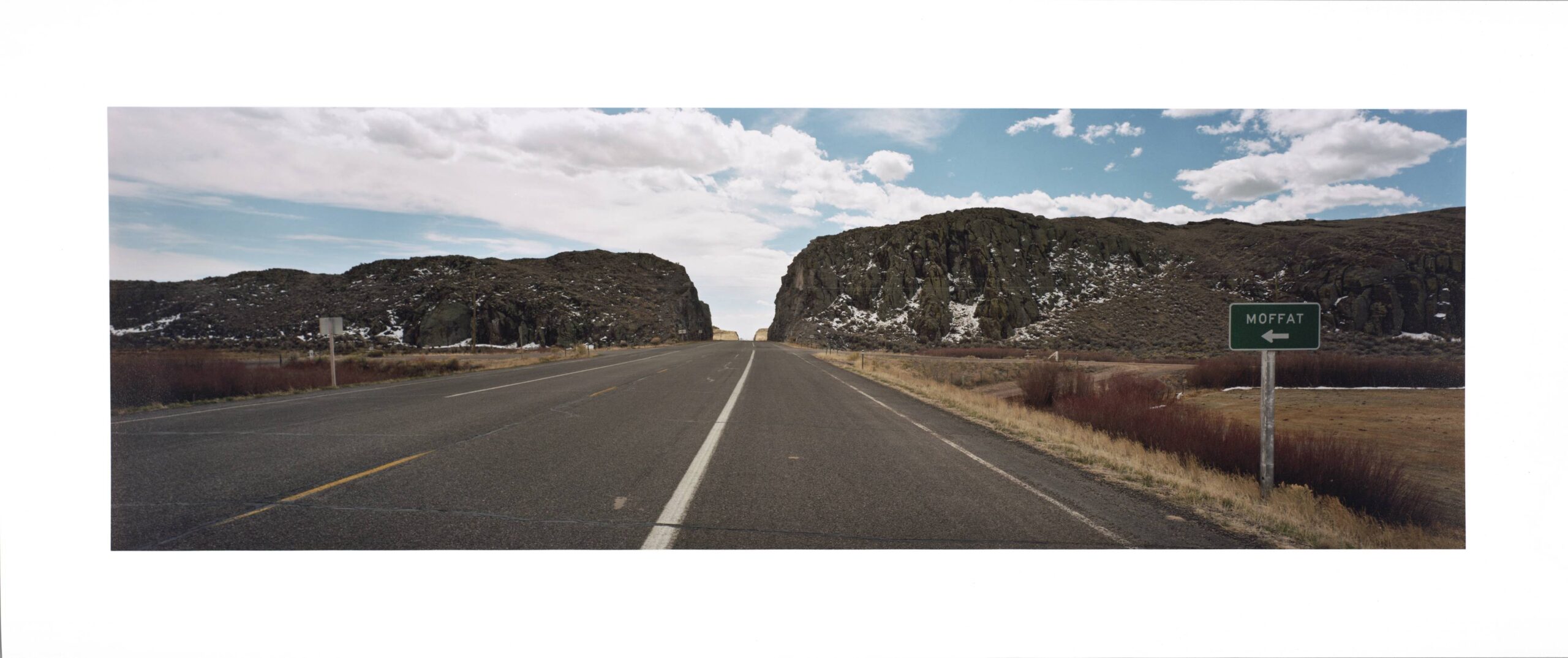 Stuart Klipper, Road cuts, south of Saguache, int. of county roads 47 ...