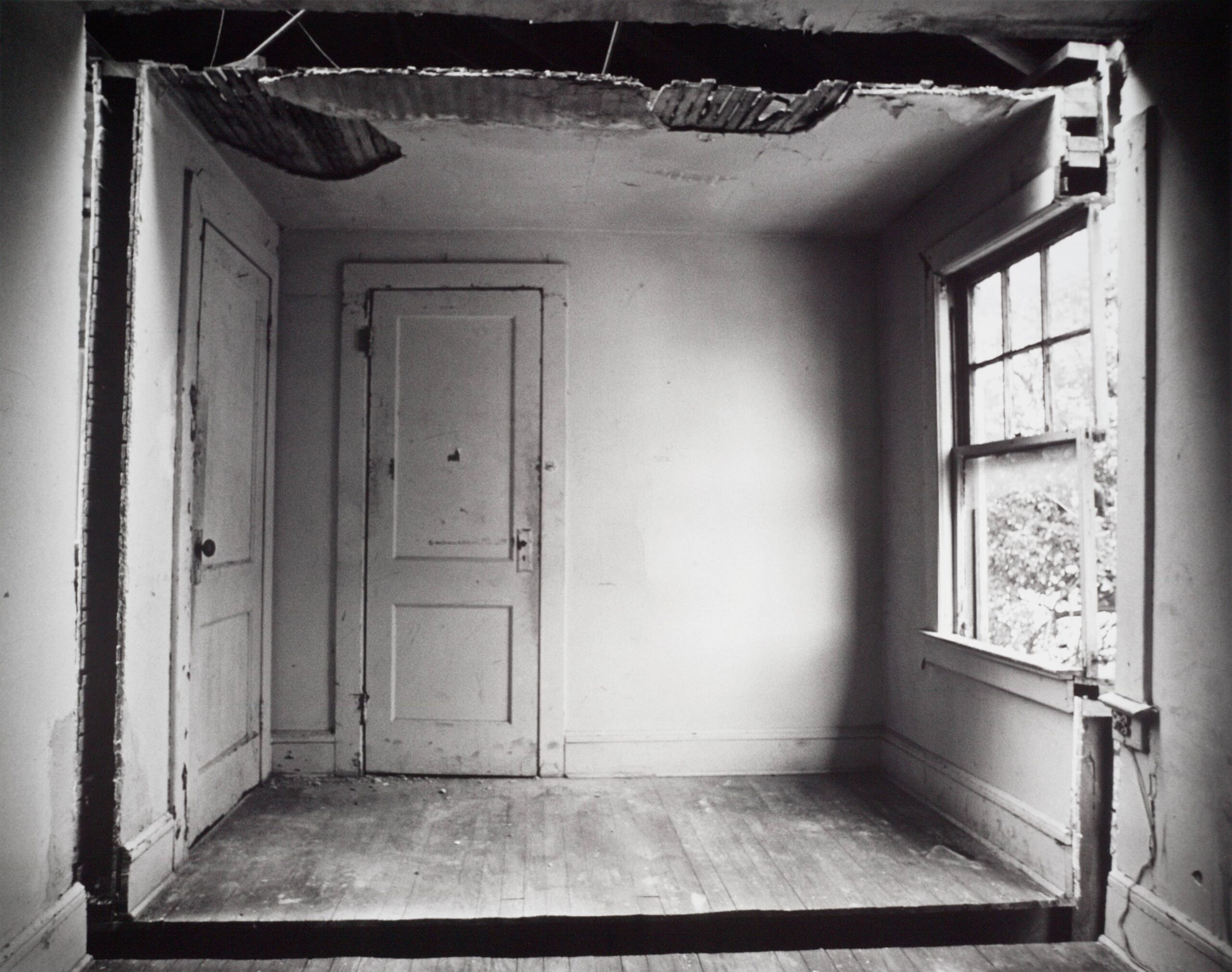 Gordon Matta-Clark, Splitting, 1974 · SFMOMA