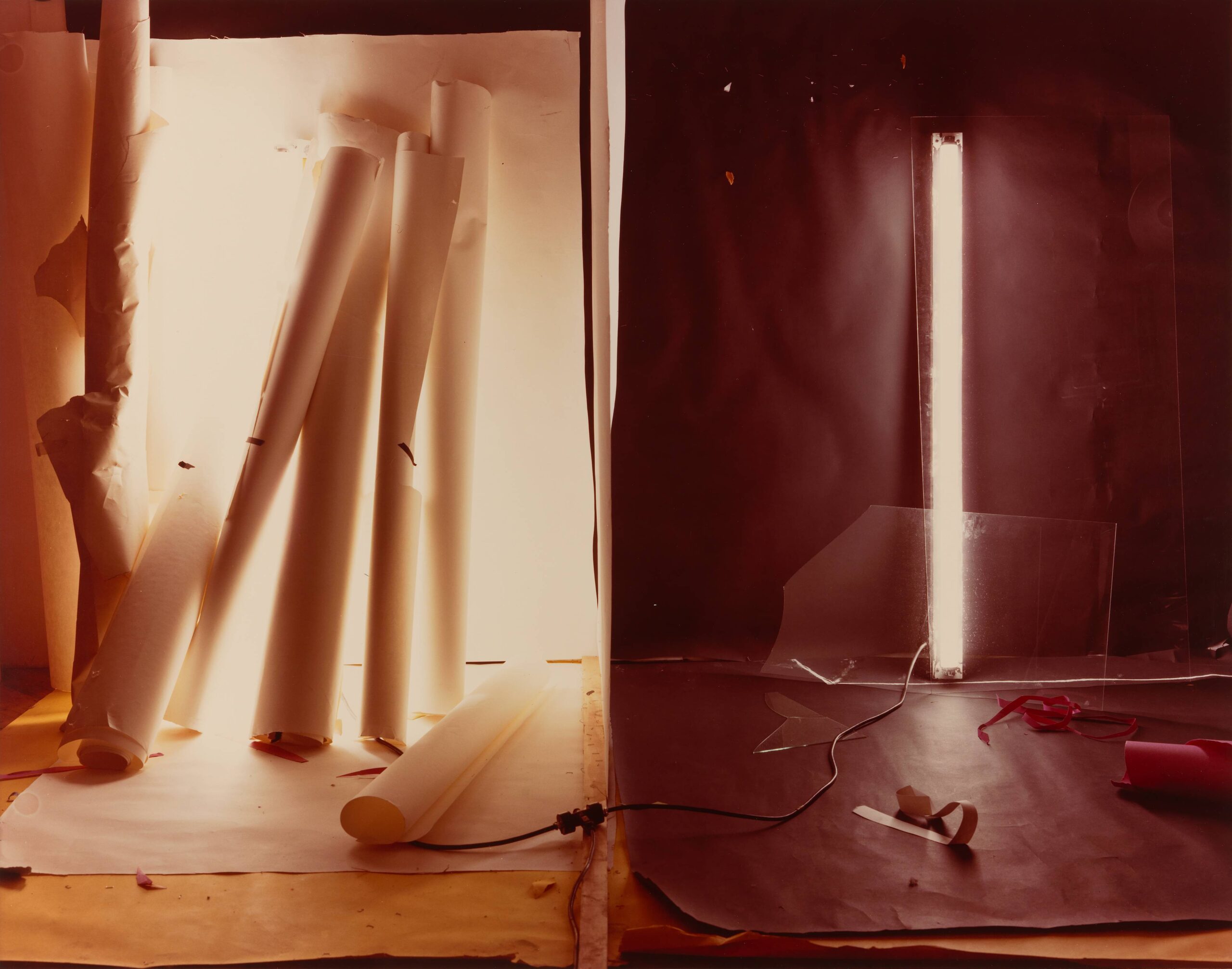 David Haxton, Light Behind White Rolls and Light Behind Glass [no. 99 ...