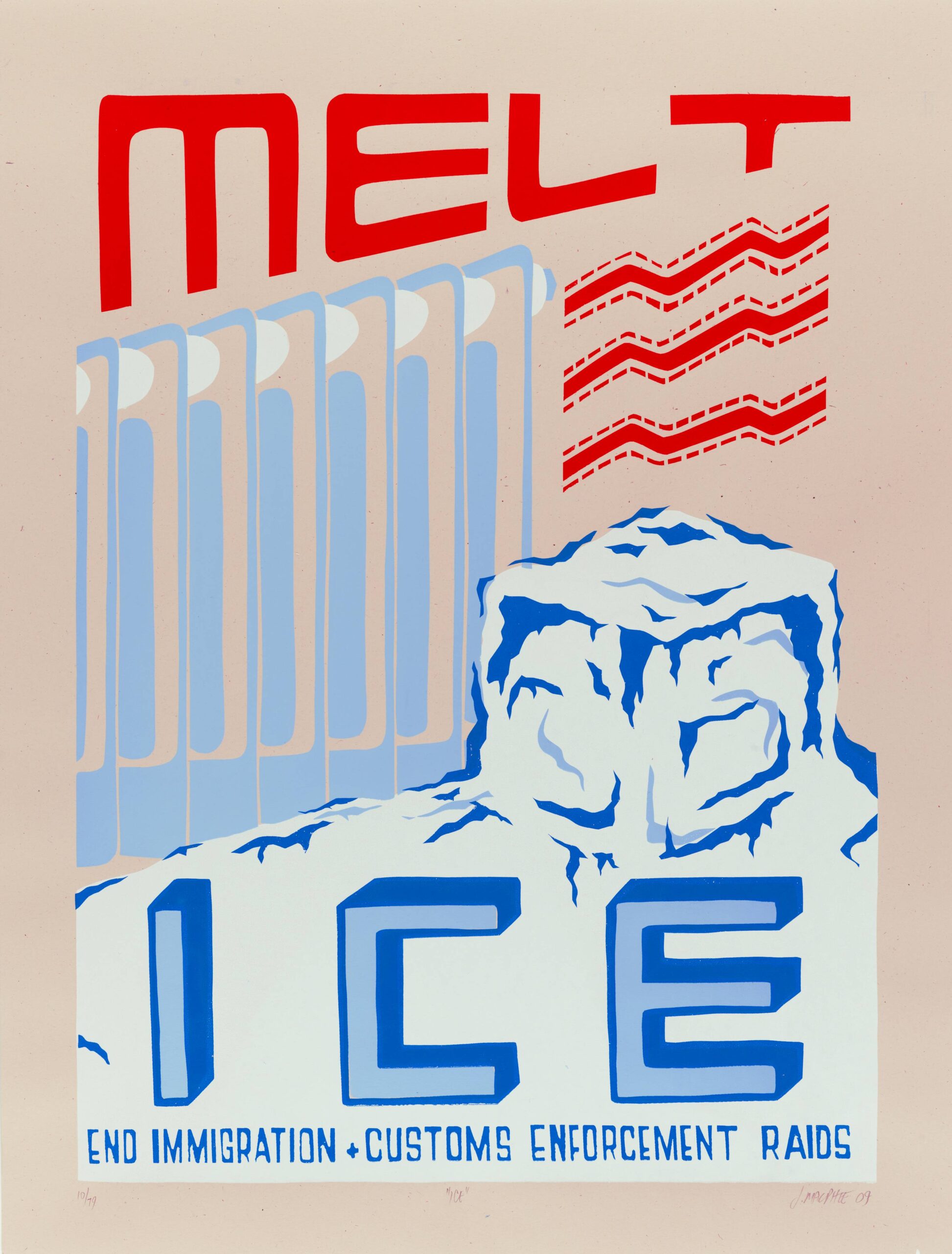Josh MacPhee, Melt Ice, 2009 · SFMOMA