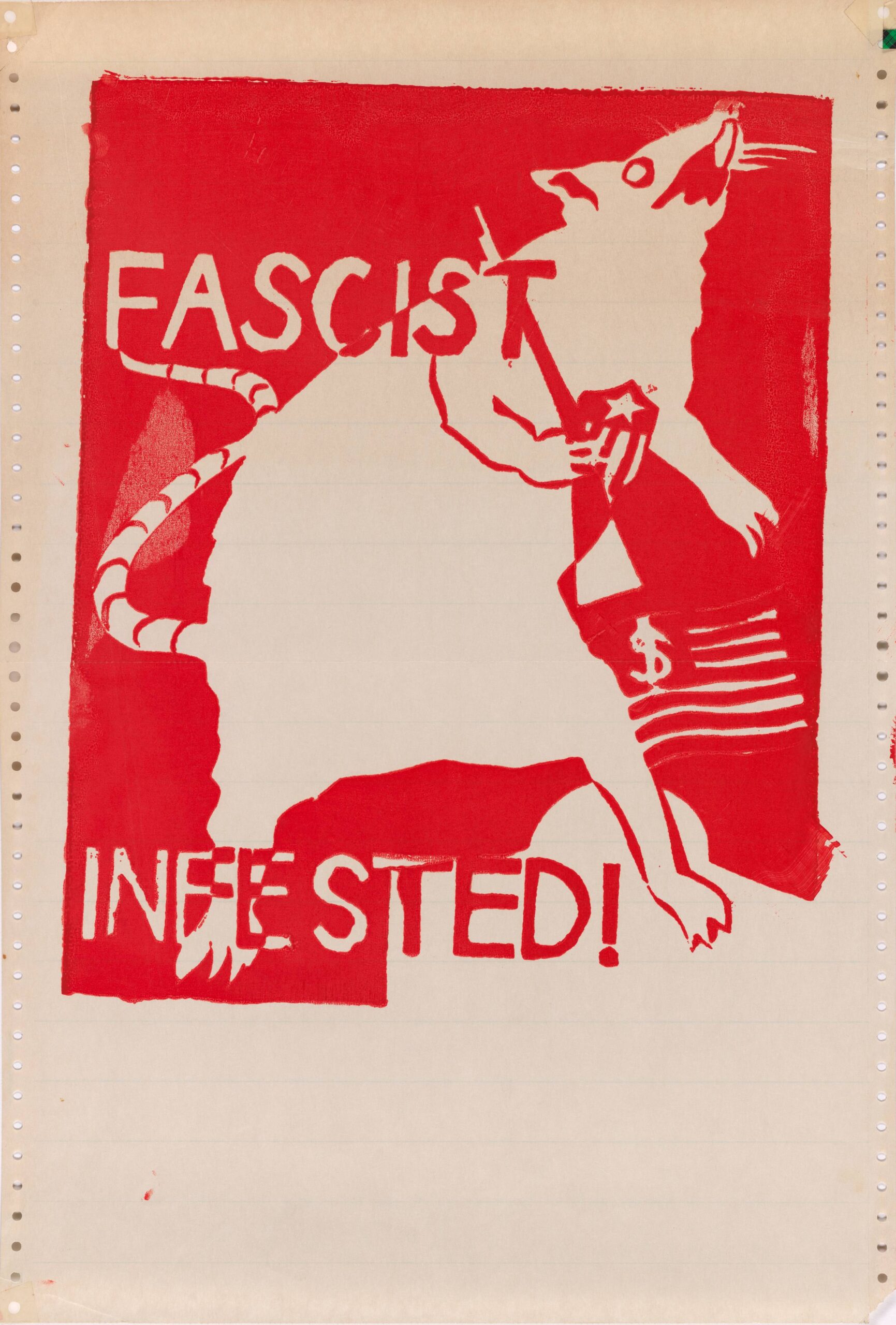 Berkeley Political Poster Workshop, Fascist infested, 1970 · SFMOMA