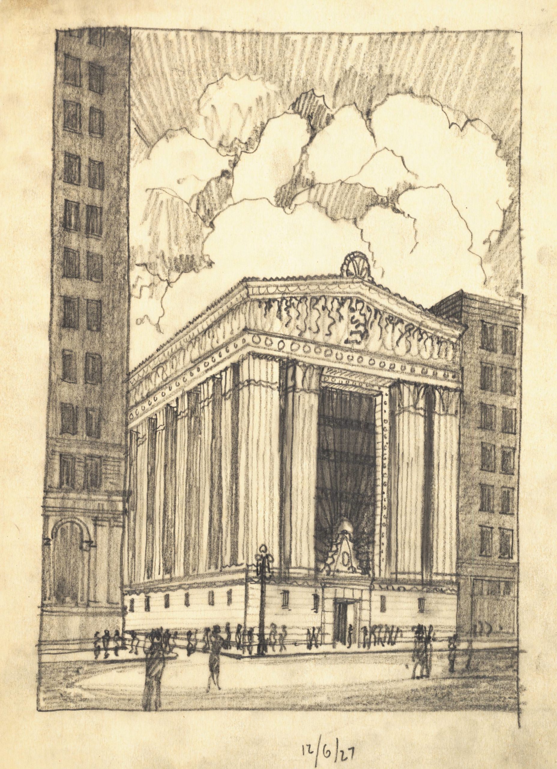 J. R. Miller & T. L. Pflueger, Architects, San Francisco Stock Exchange ...