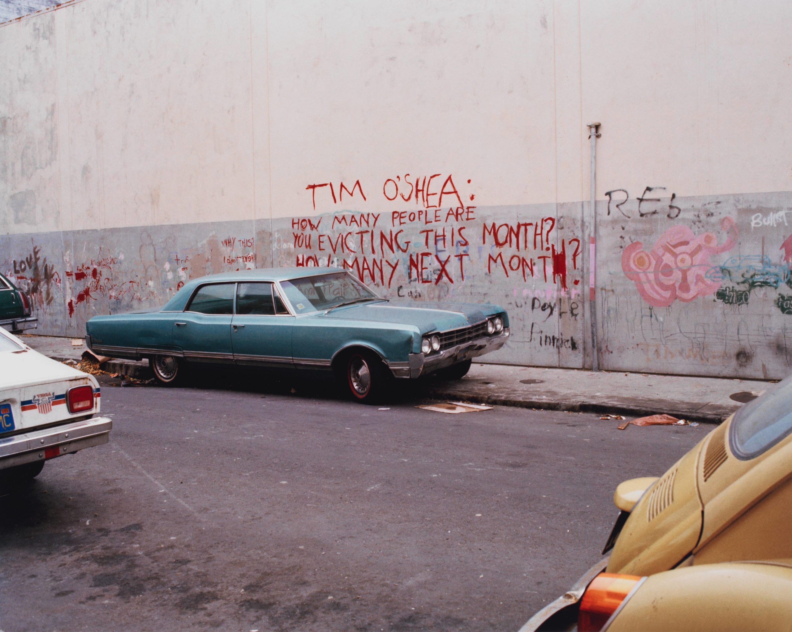 Janet Delaney, Tim O'Shea Eviction Graffiti, Langton Street, San ...