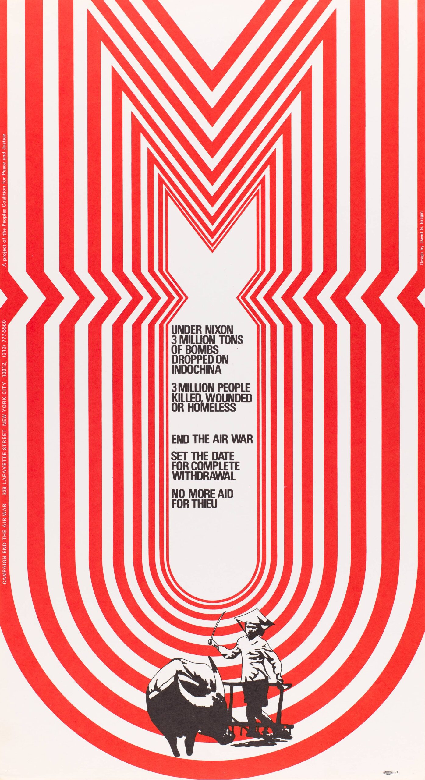 David G. Bragin, End the Air War, 1971 · SFMOMA