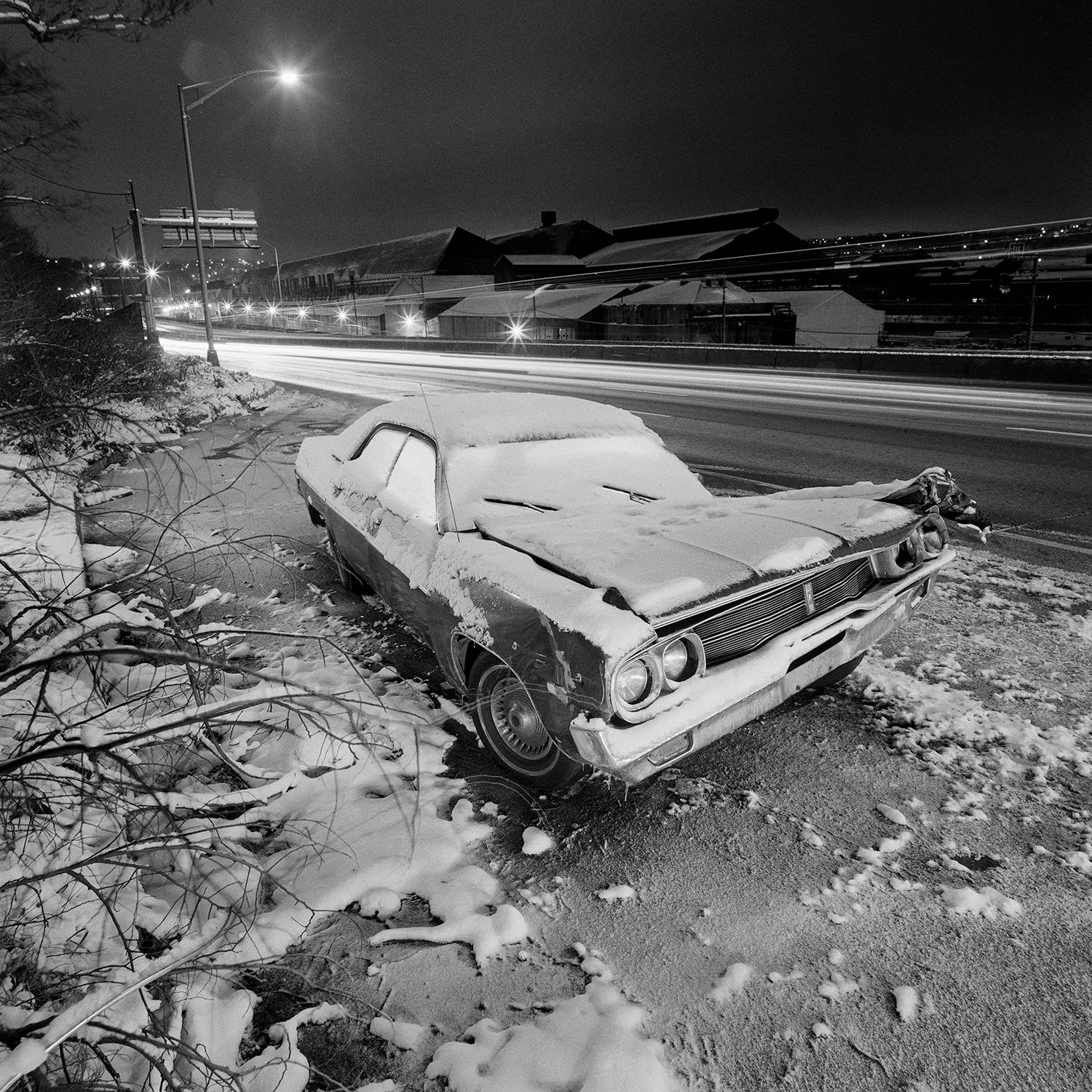 Mark Perrott, Abandoned Car, from the Eliza Portfolio, 1984 · SFMOMA