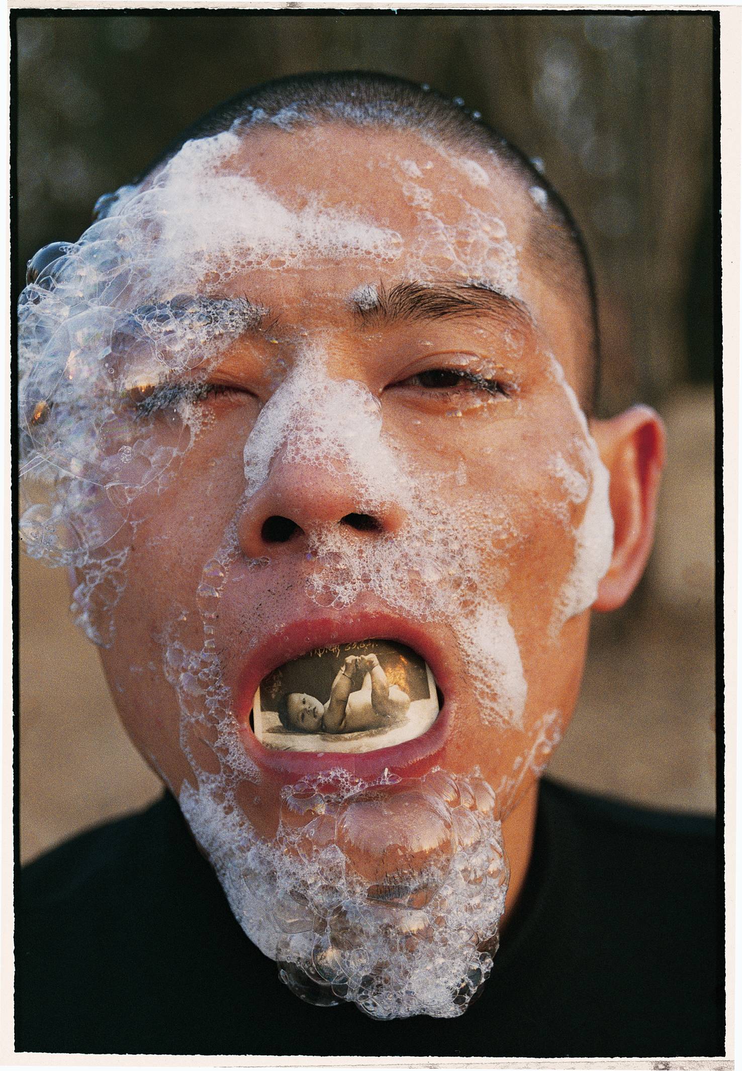 Zhang Huan, Foam (1), 1998 · SFMOMA