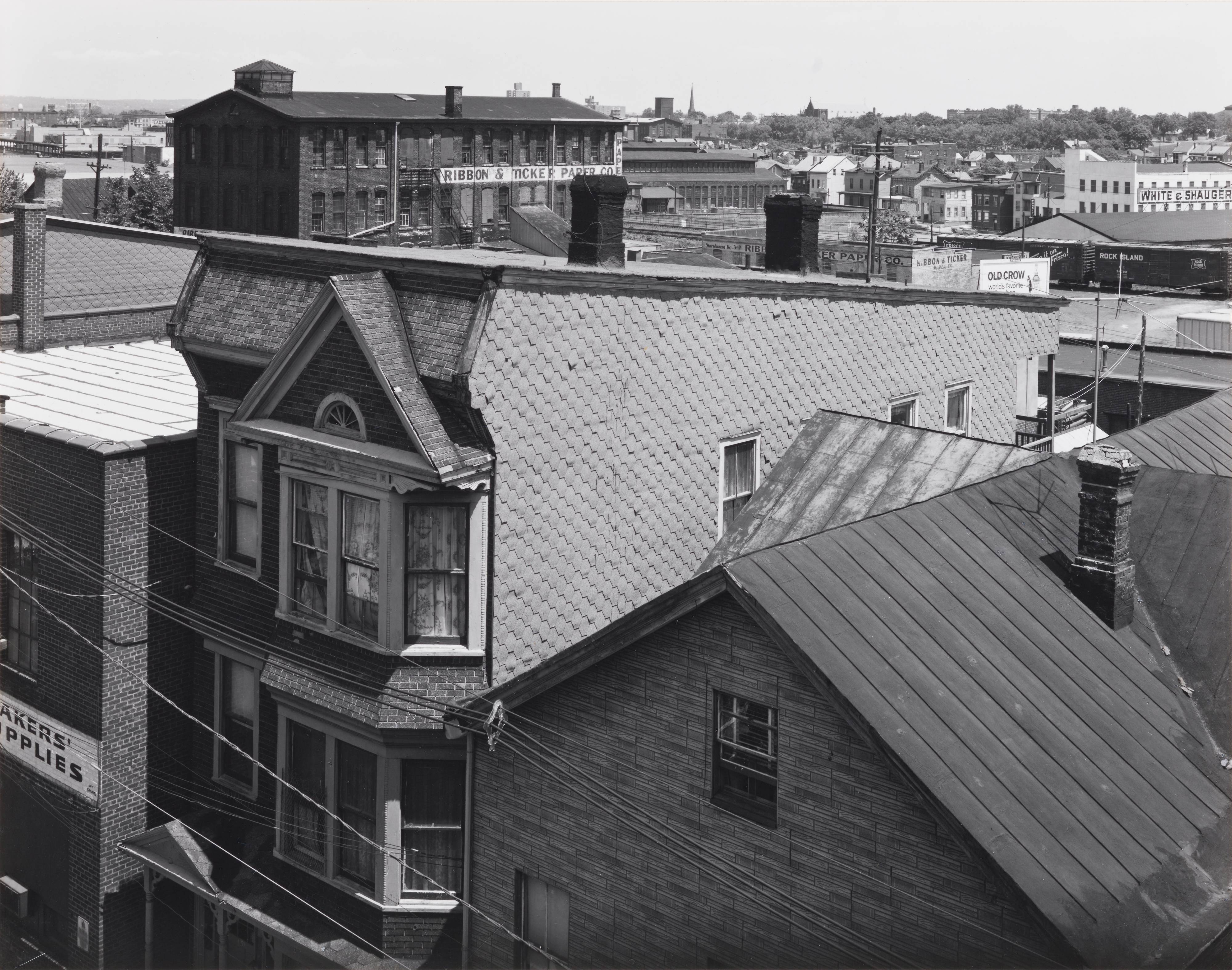 George A. Tice, Rooftops, 21st Avenue & King Street, May, 1969, from ...