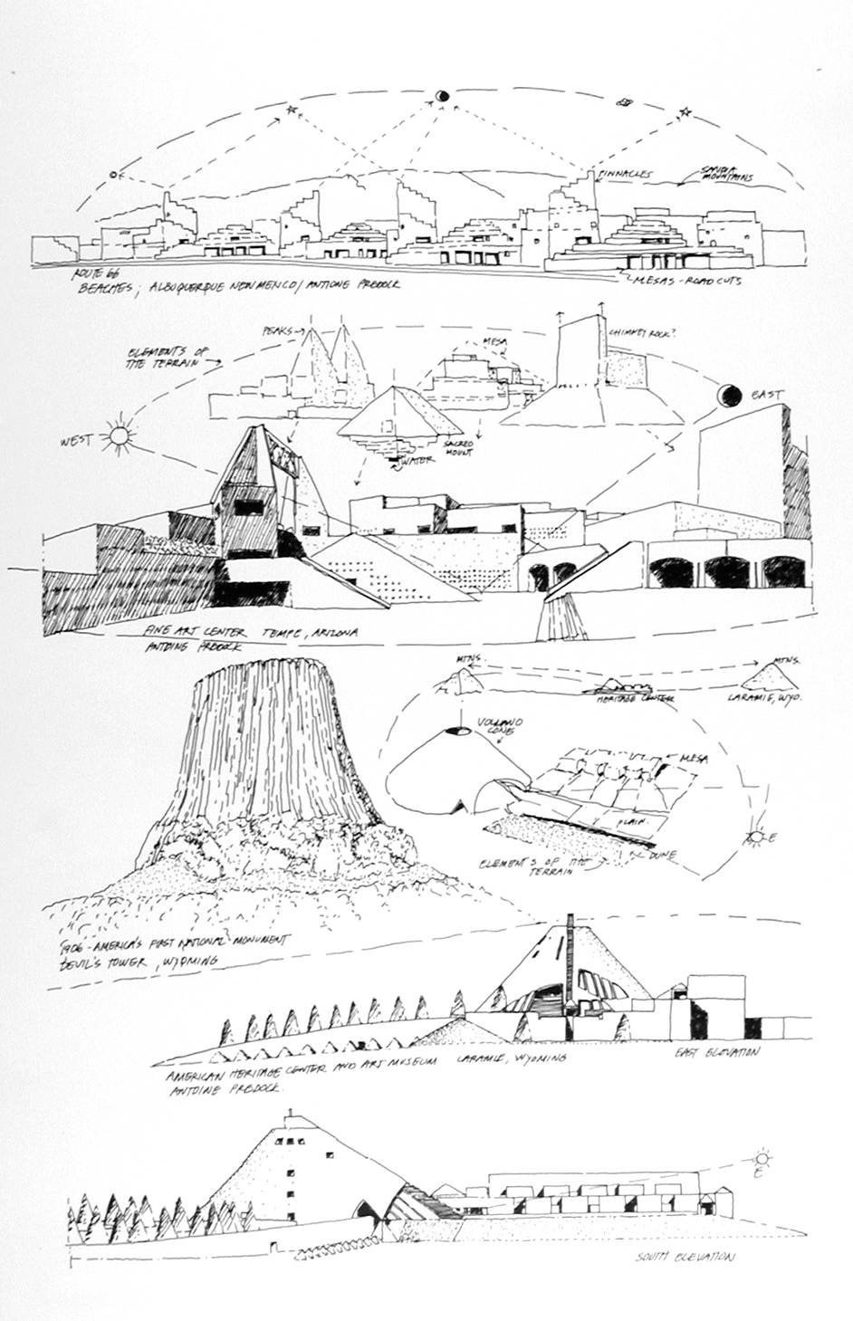 William Rees Morrish, Cosmic Earth Monuments, from the series ...