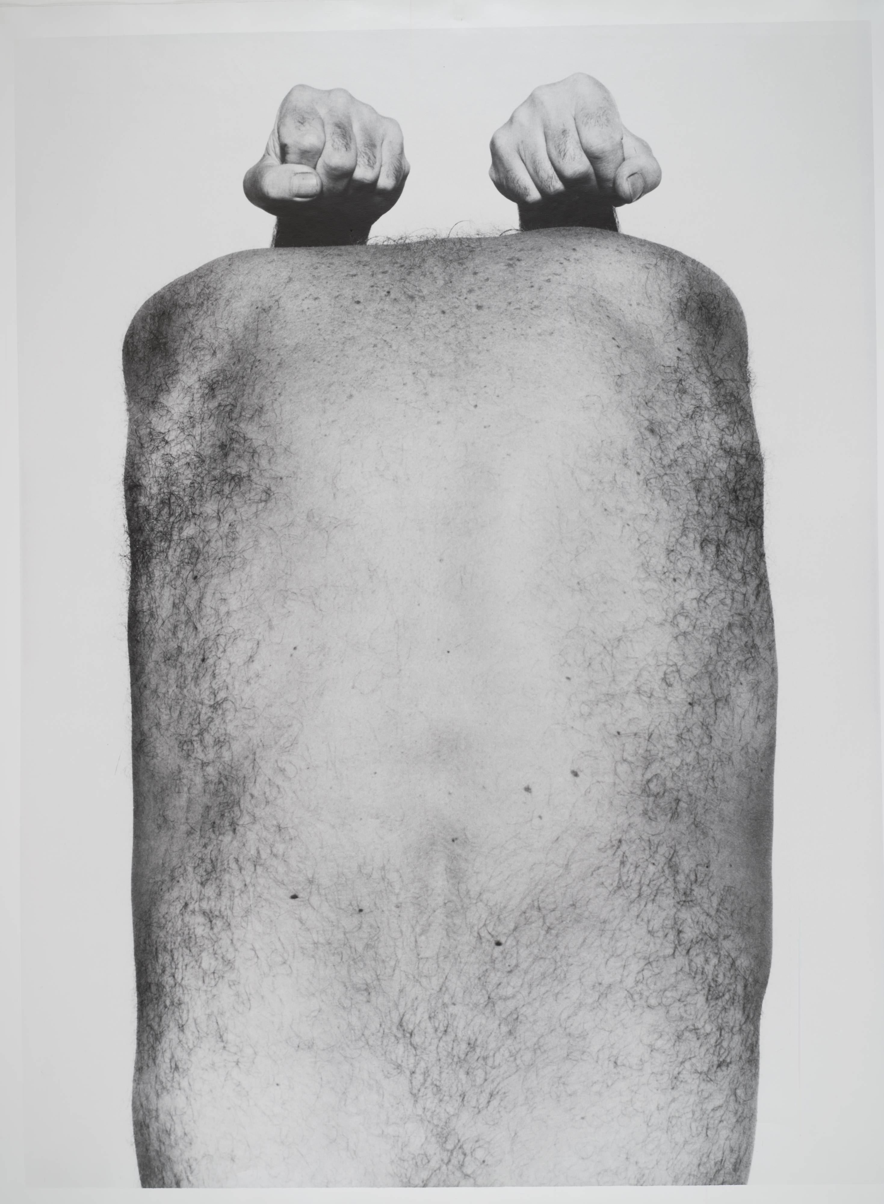John Coplans, Self-Portrait (Back with Arms Above), 1984 · SFMOMA