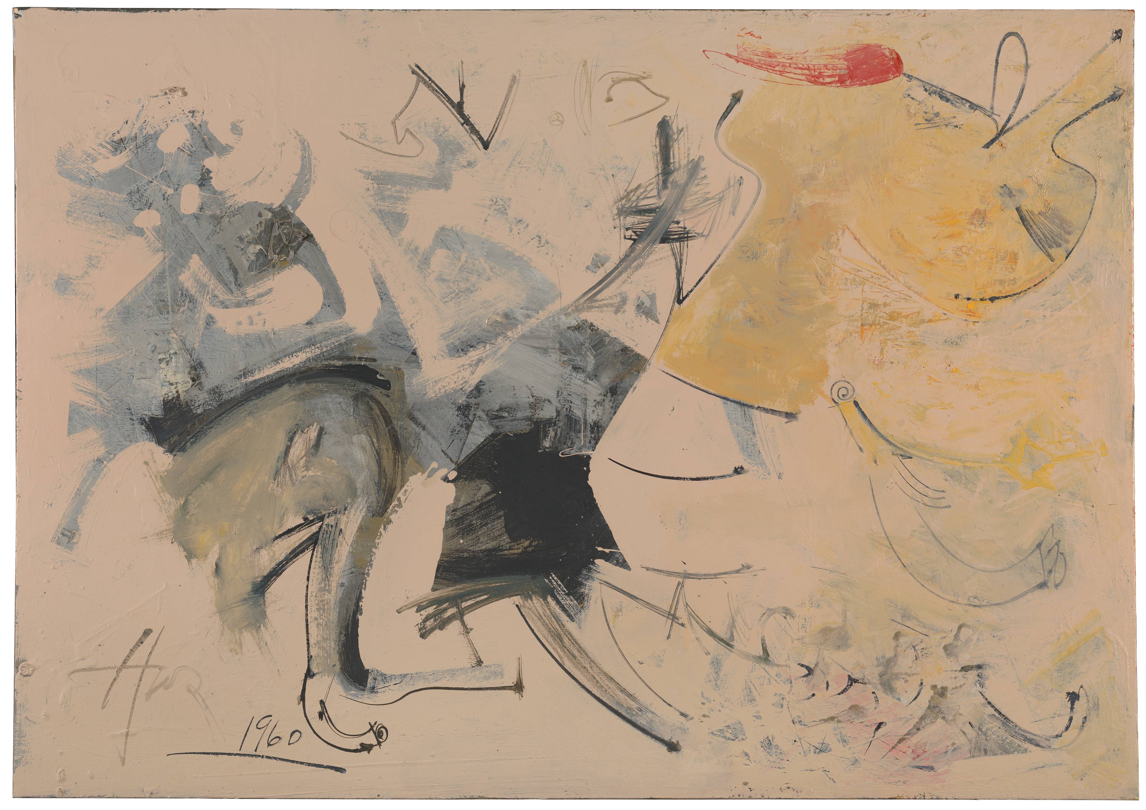 Hassel Smith, Untitled, 1960 · SFMOMA