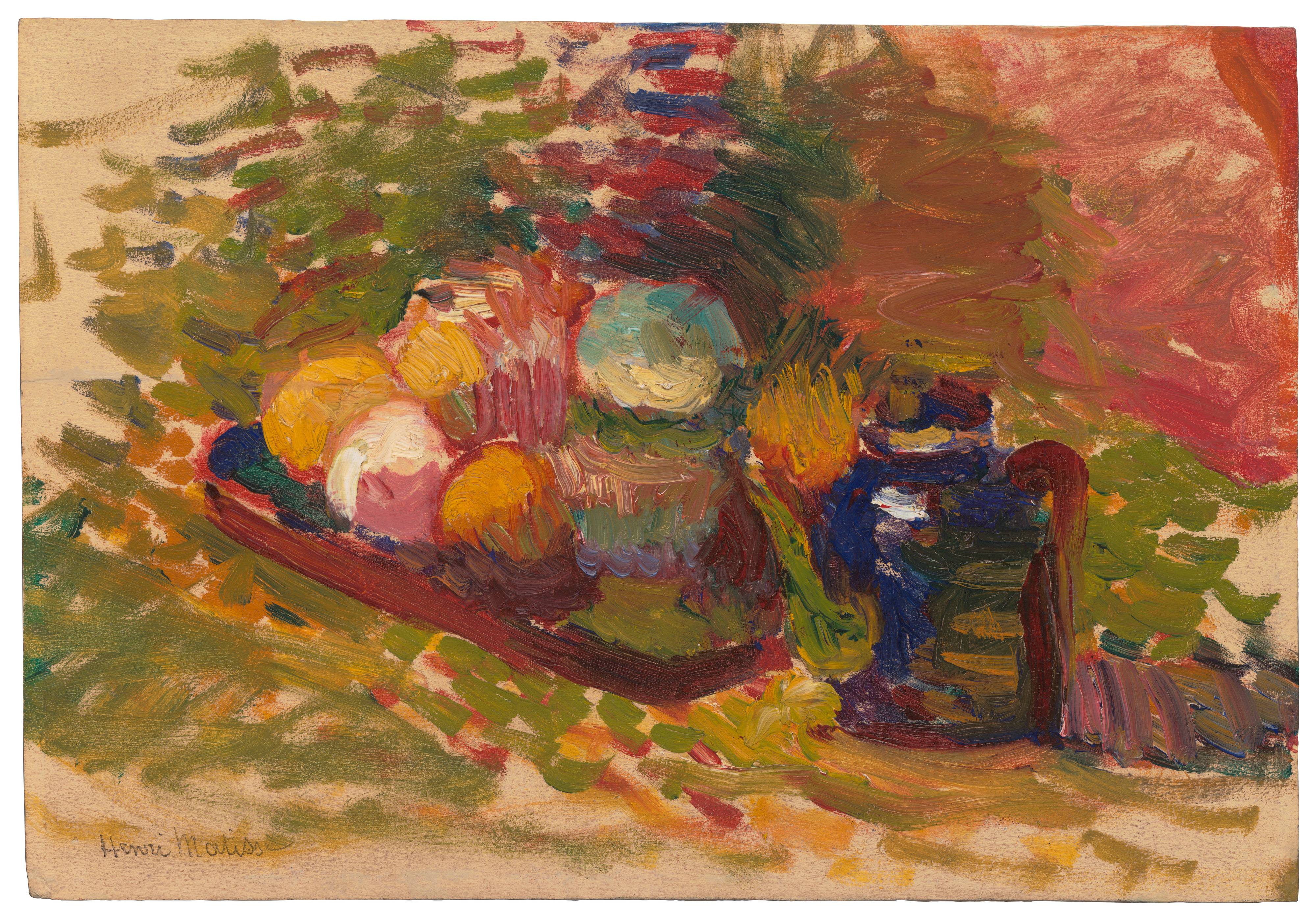 Henri Matisse, Nature morte—fruits, pot Sèvres (Still Life—Fruit ...