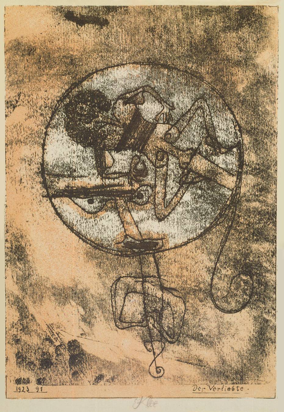 Paul Klee, Der Verliebte (The Man in Love), 1923 · SFMOMA