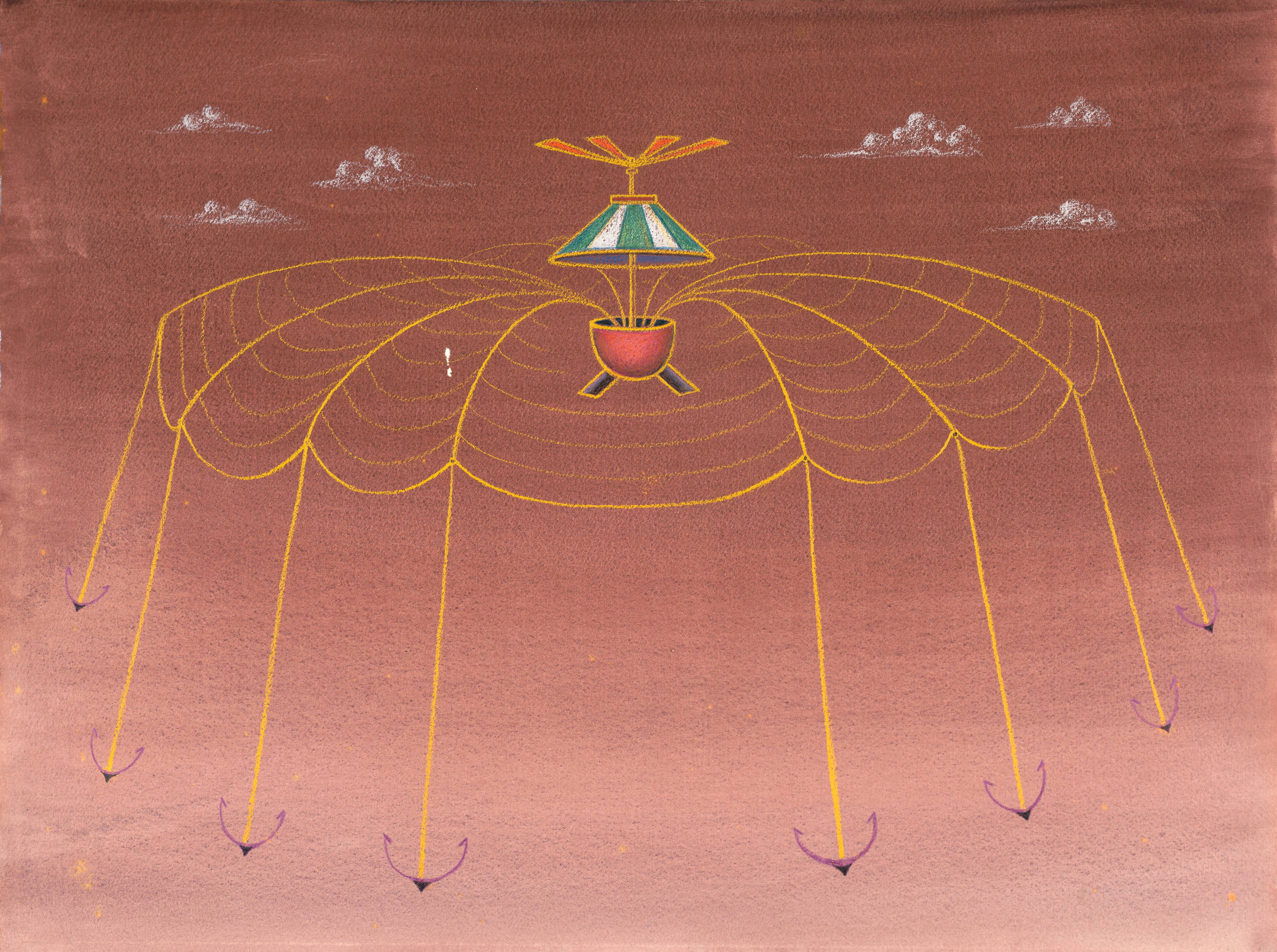 Clay Spohn, Anti-Aircraft Net Carrier with Magnetic Release, 1941-42 ...