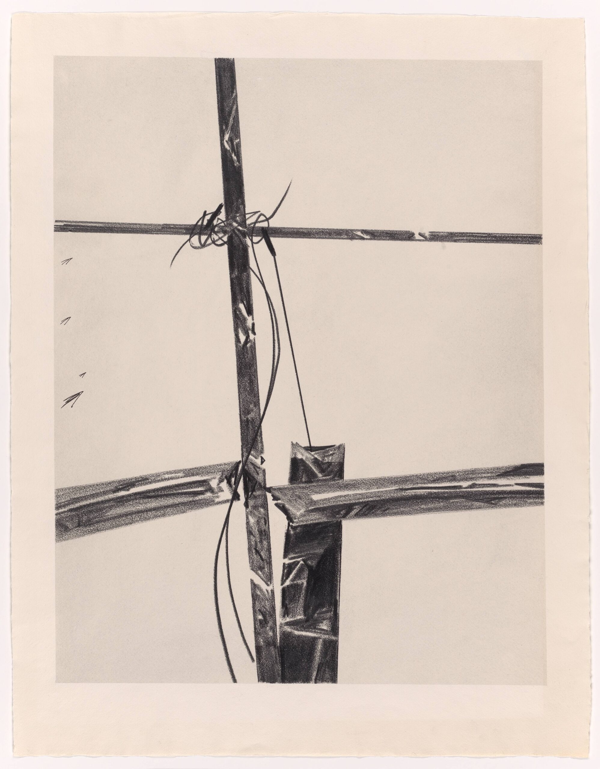 Lebbeus Woods, Sketch for Einstein Tomb, 1980 · SFMOMA
