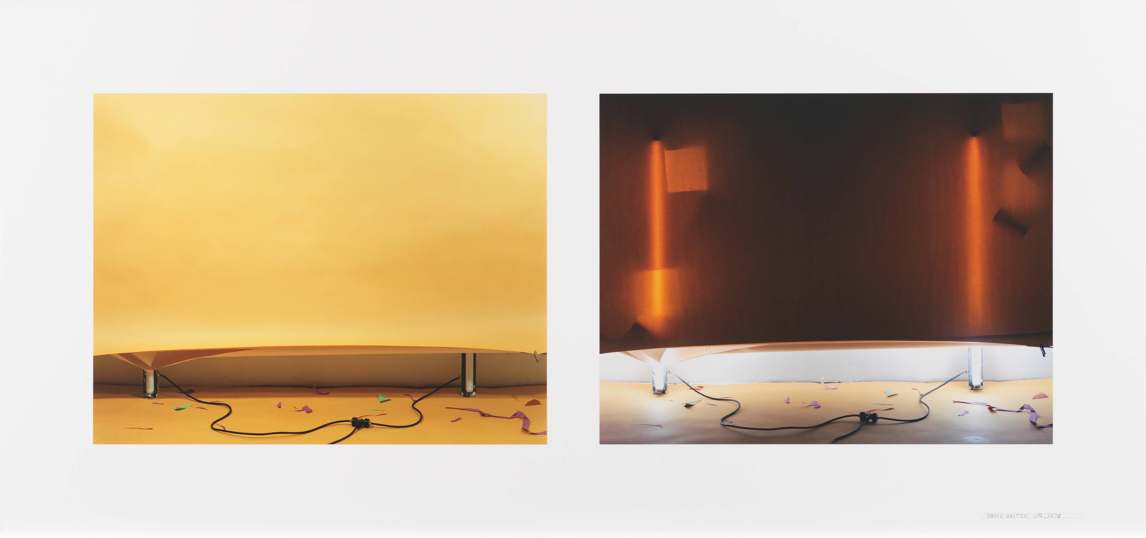 David Haxton, Yellow with Hidden Cutouts [no. 48], 1978, printed 2017 ...