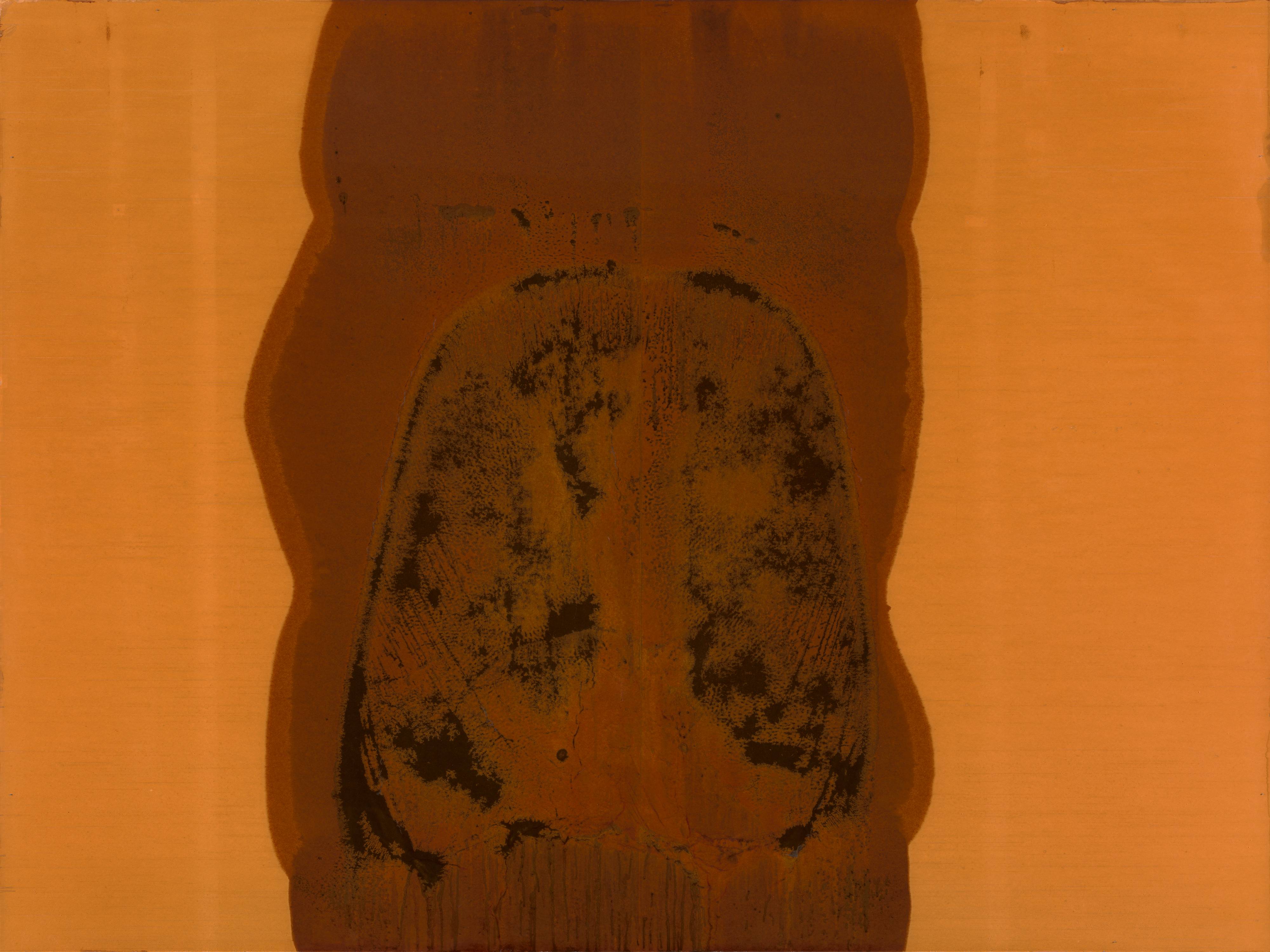 Helène Aylon, Bulging Spread, Central Break, ca. 1979 · SFMOMA