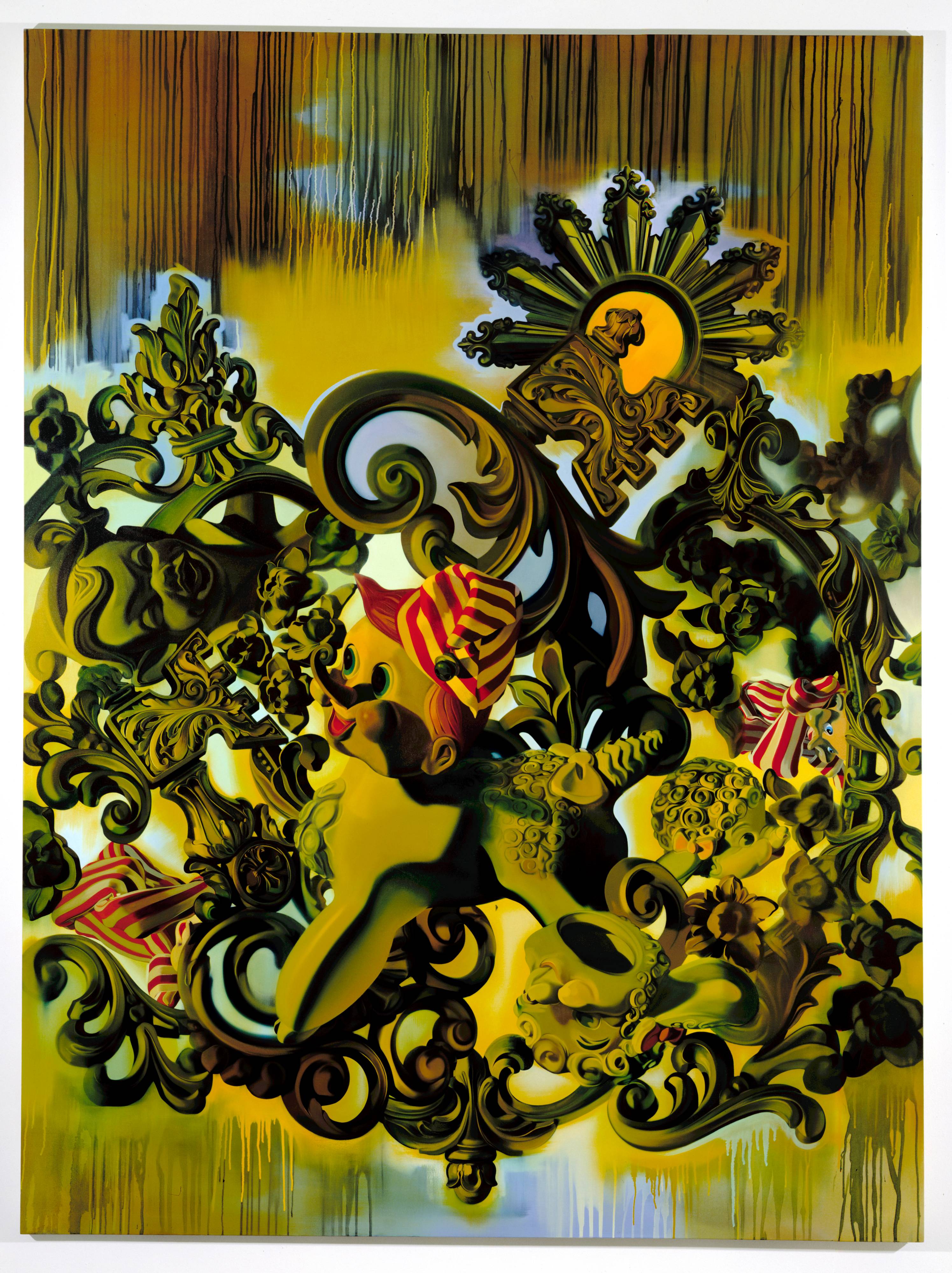 Brett Reichman, A Painting That Tells a Story, 1997 · SFMOMA