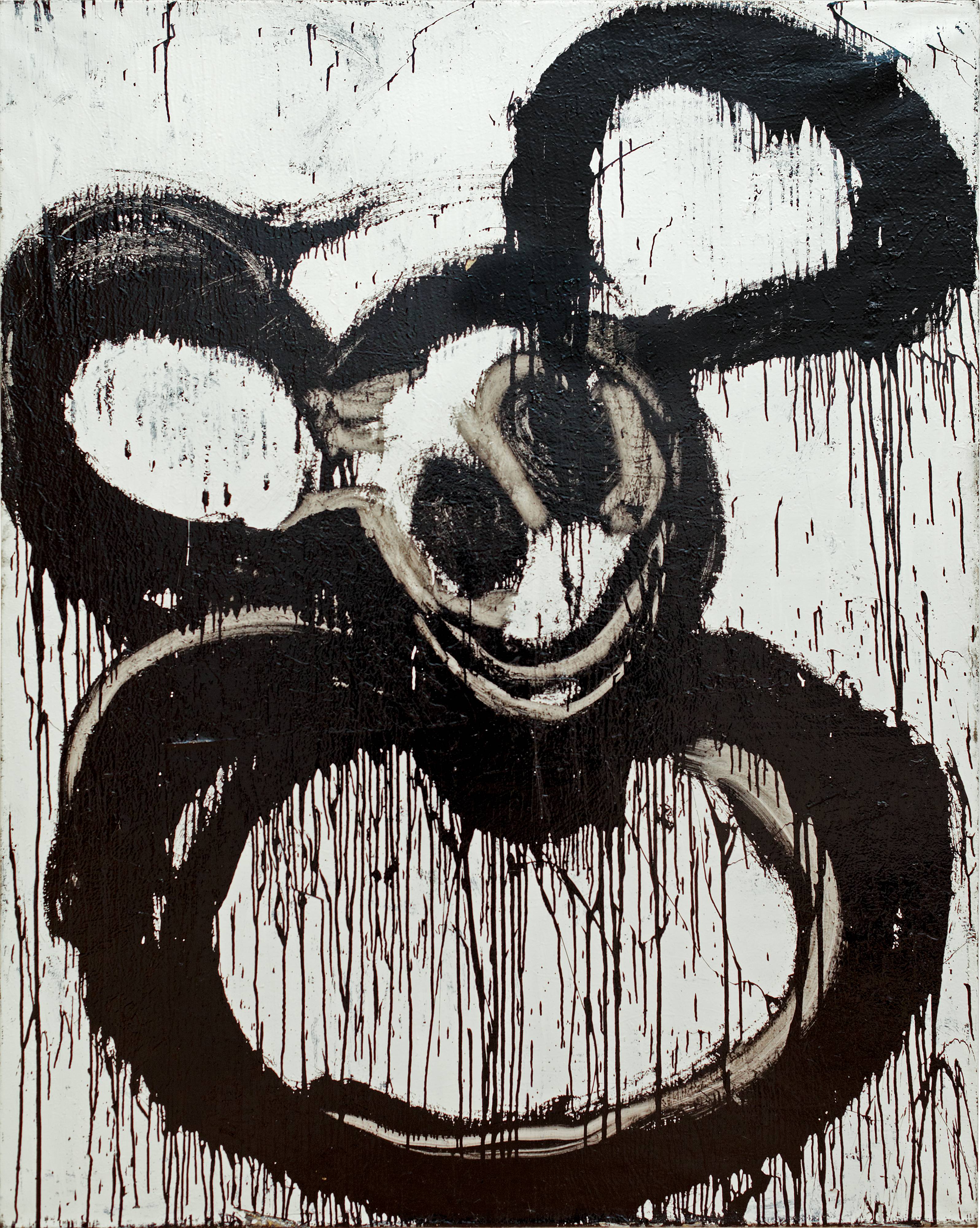 Joyce Pensato, Untitled (Mickey), 1994 · SFMOMA