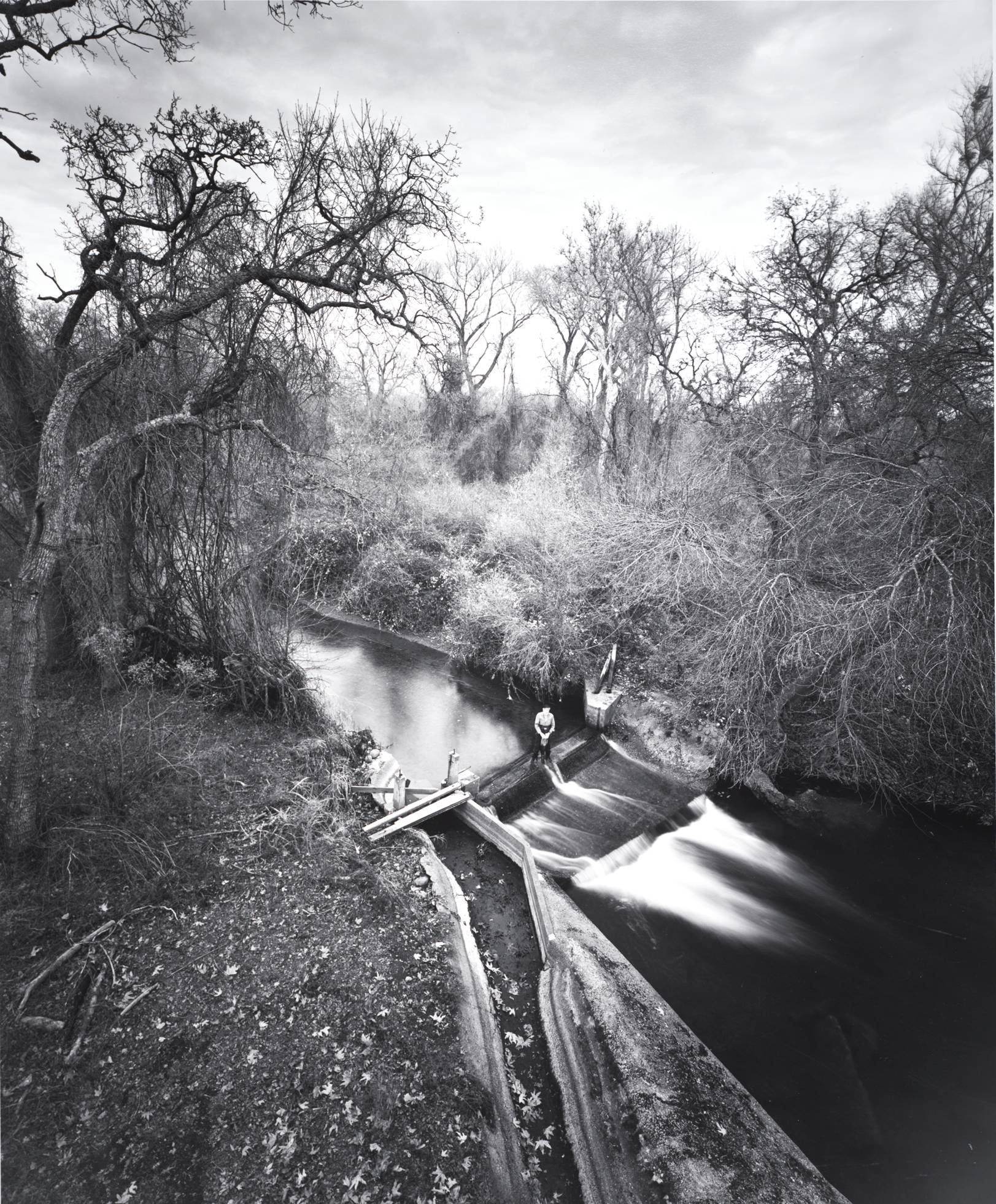 Geoff Fricker, Cone-Kimball Diversion, Deer Creek, 1996 · SFMOMA