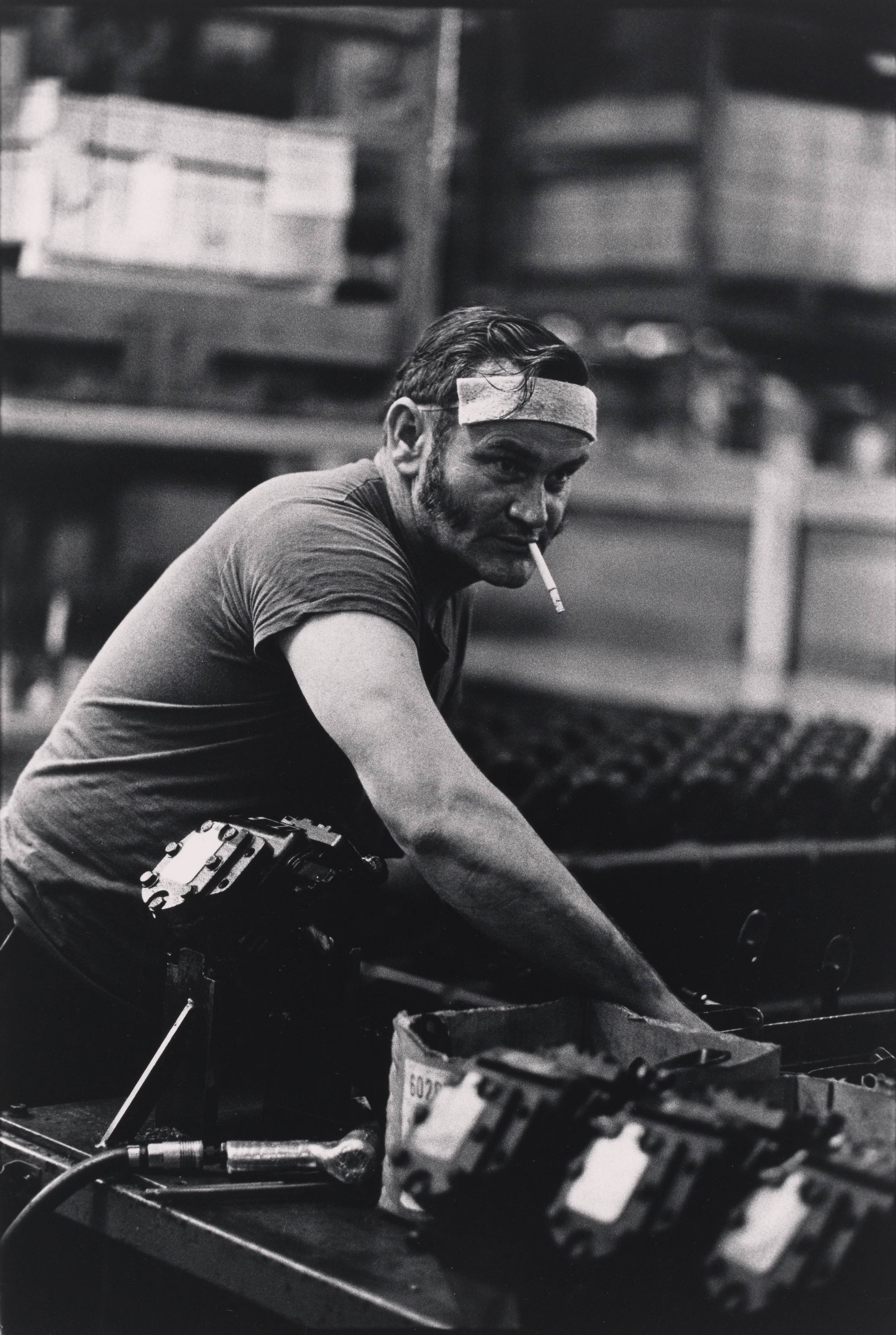 Louis Stettner, Chrysler Automobile Assembly Line Worker, United States ...