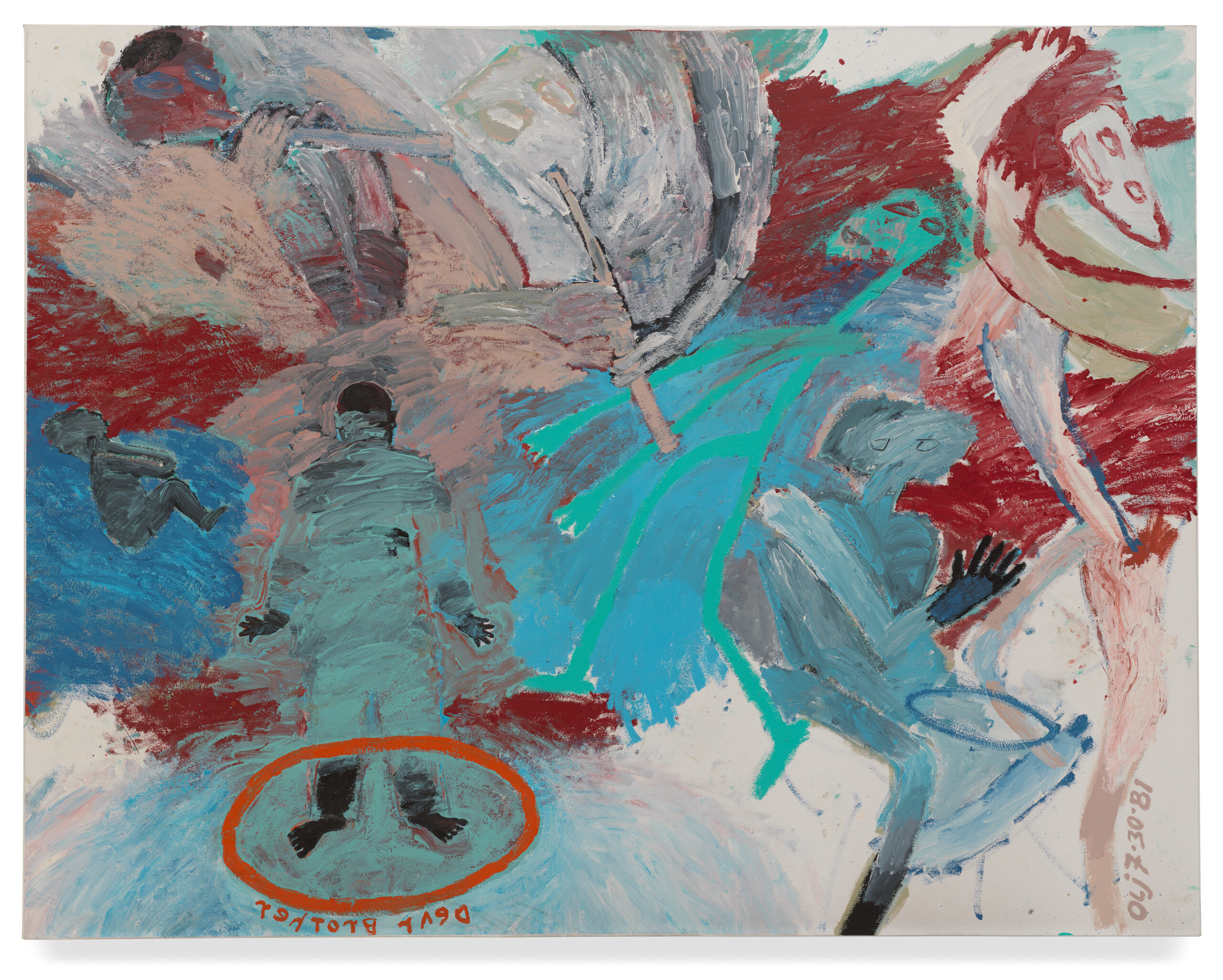 Oliver Lee Jackson, Untitled (7/30/81), 1981 · SFMOMA