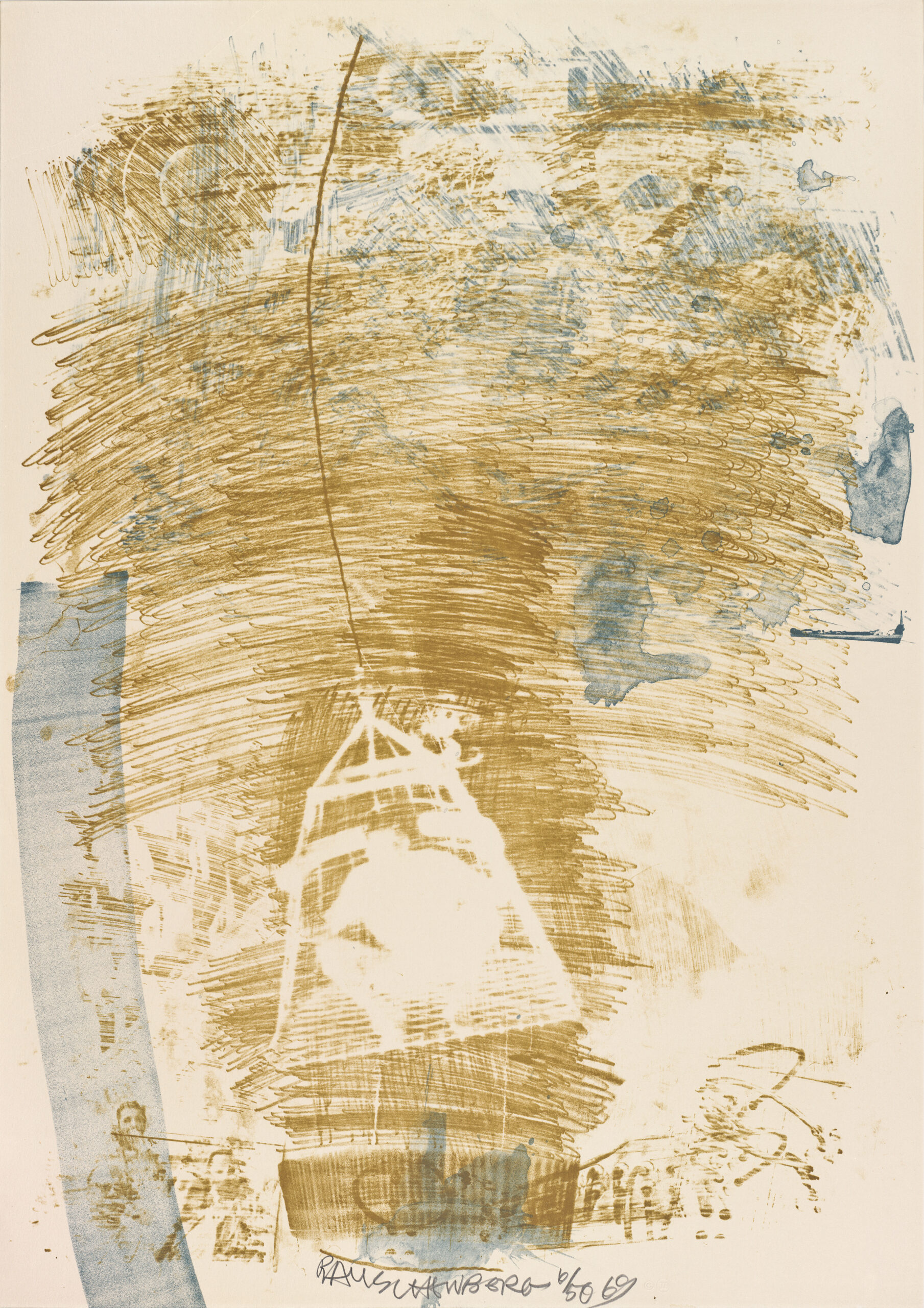 Robert Rauschenberg, Spore (Stoned Moon), 1969 · SFMOMA
