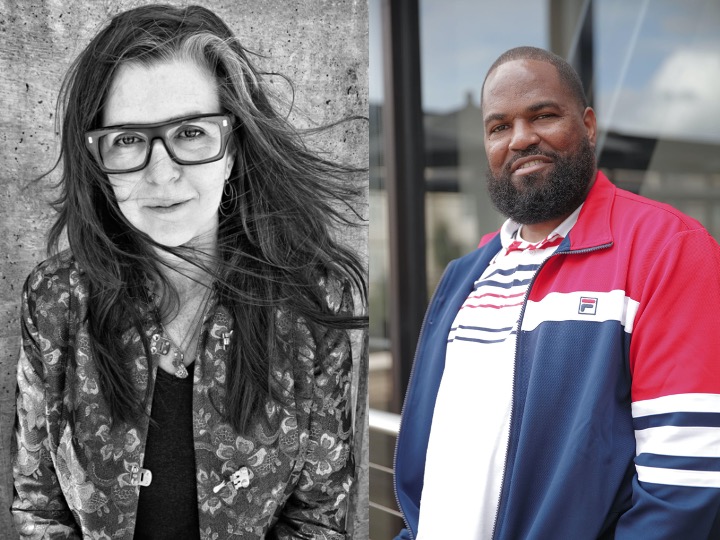 Nigel Poor and Earlonne Woods of Ear Hustle with Erin O’Toole · SFMOMA