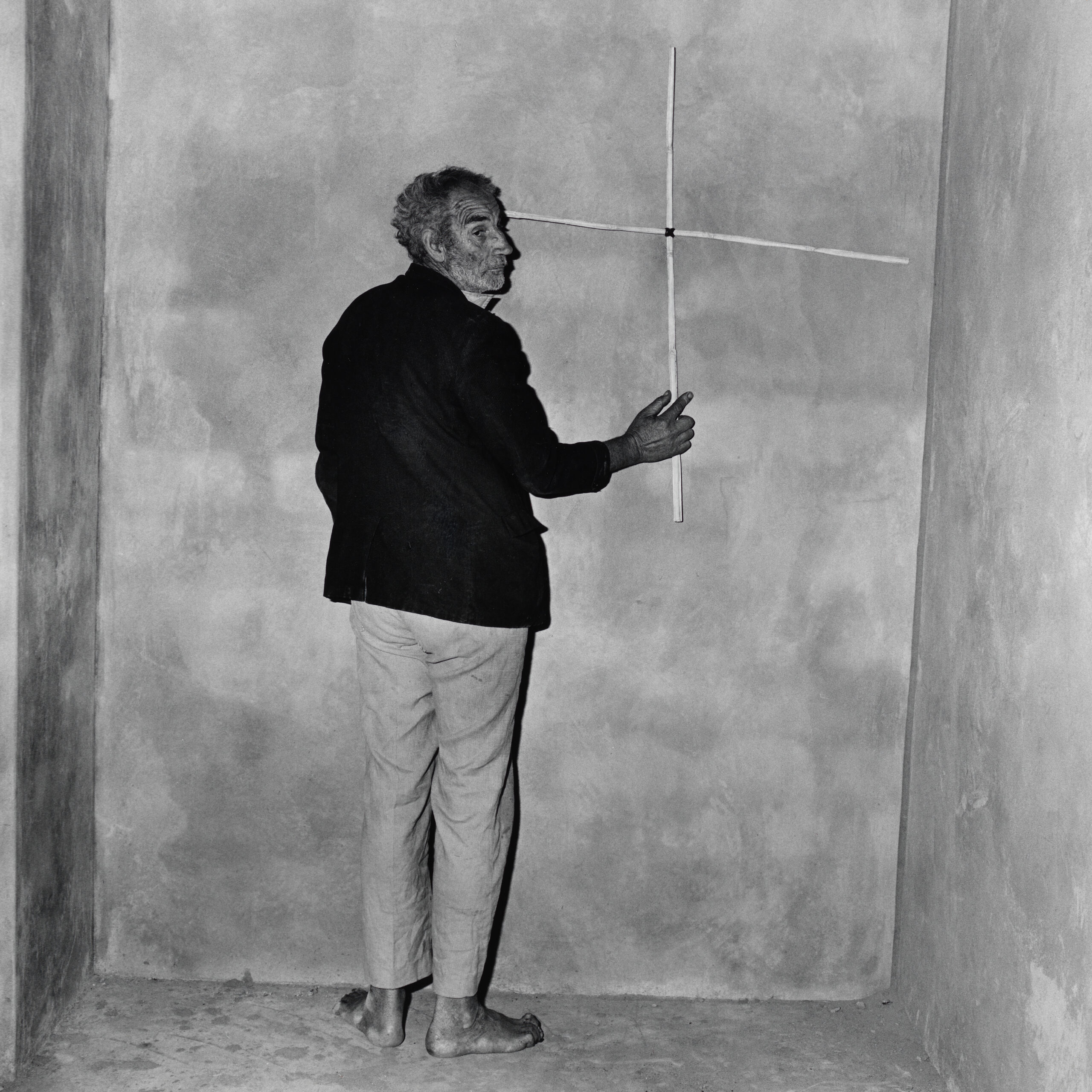 Roger Ballen, Man with Back to Viewer, from the series Outland, 1998 ...