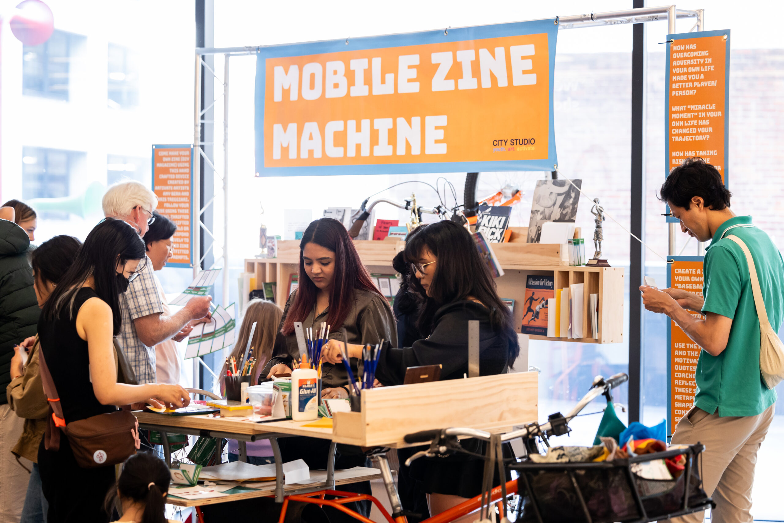 Zine and Baseball Card Making with Artivate · SFMOMA
