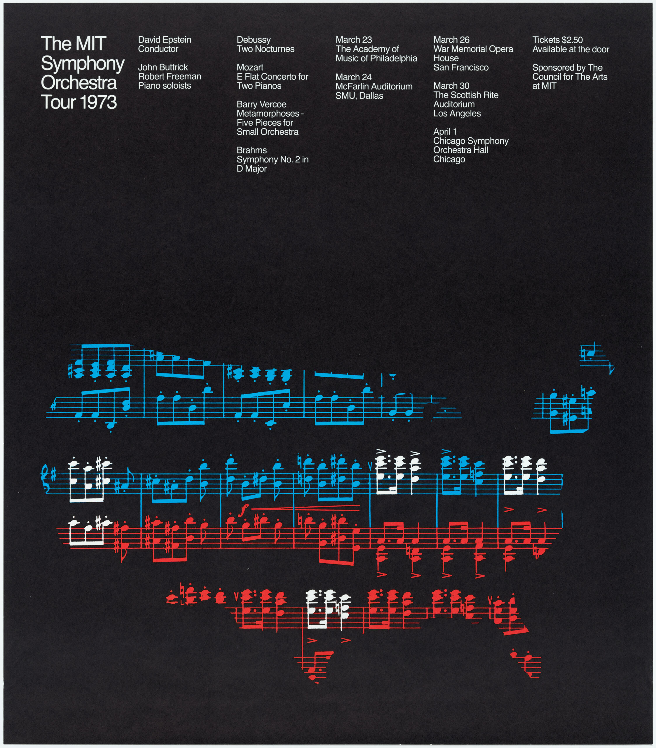 Jacqueline Casey, [JJ. The MIT Symphony Orchestra 1973], 1973 · SFMOMA