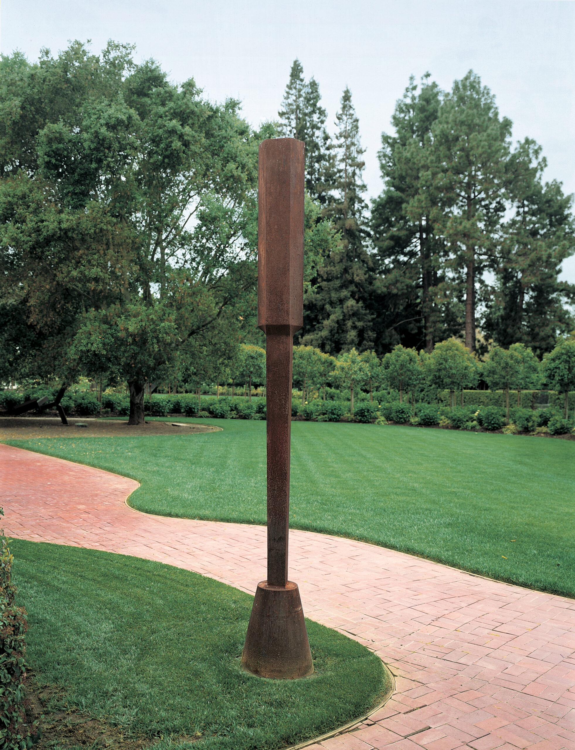 Beverly Pepper, Tarquinia Cone Column, 1981 · SFMOMA