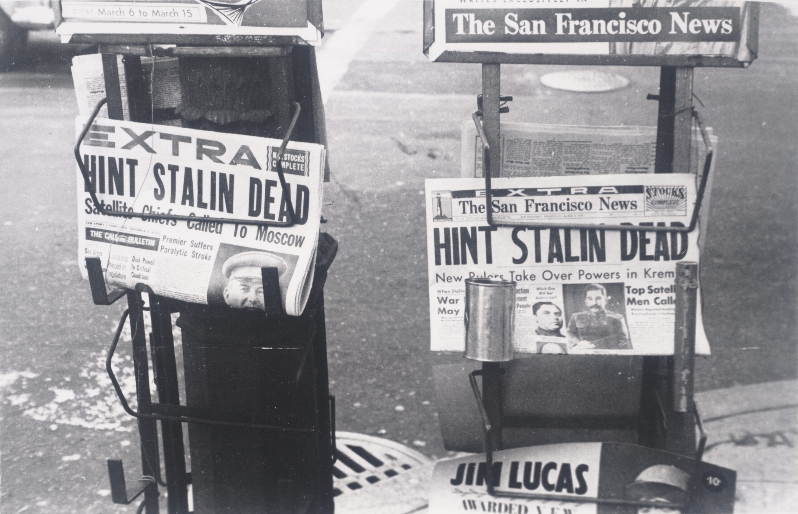 William R. Heick, Stalin Headline, 1953 · SFMOMA